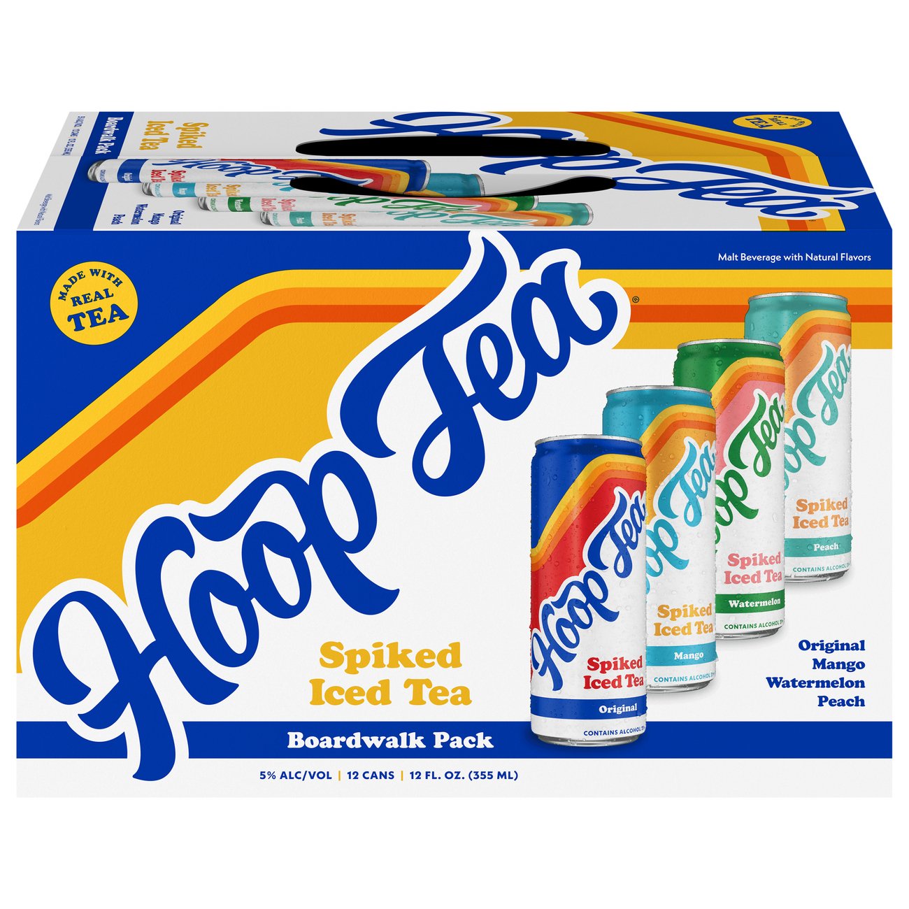 Hoop Tea Variety Spiked Iced Tea 12 pk Cans - Shop Malt beverages ...