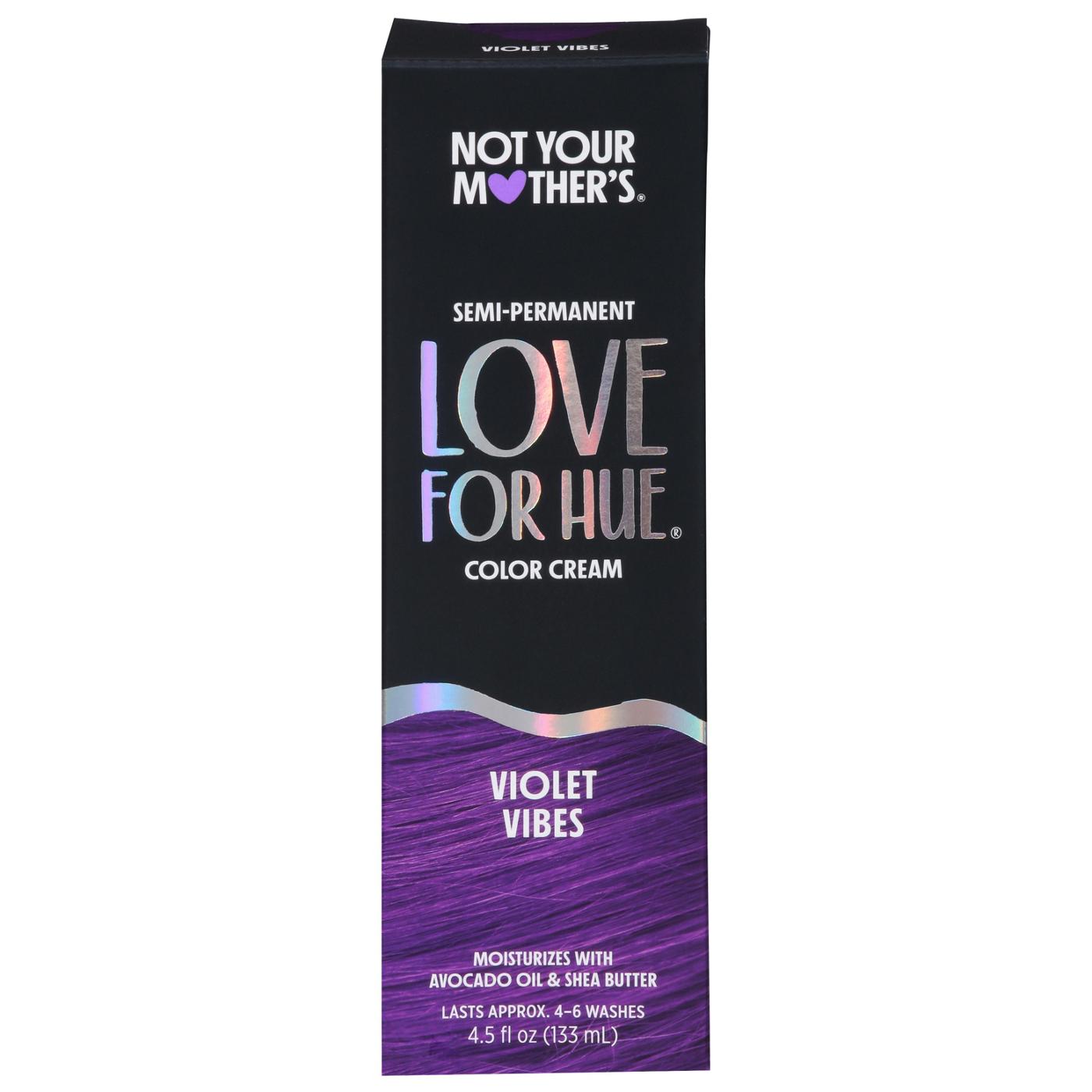 Not Your Mother's Love For Hue Semi-Permanent Hair Color Cream - Violet ...