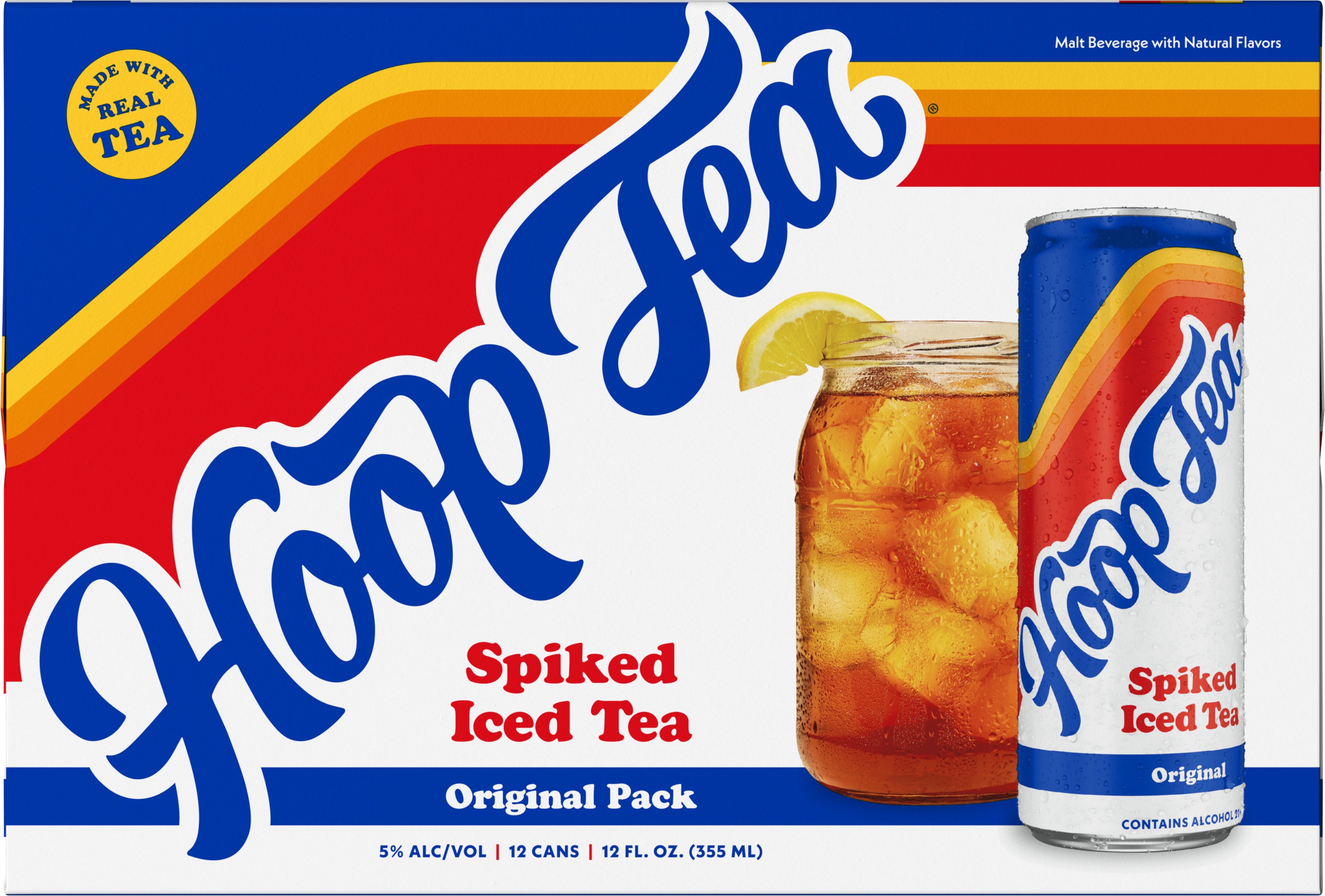 Hoop Tea Original Spiked Iced Tea 12 pk Cans - Shop Malt beverages ...