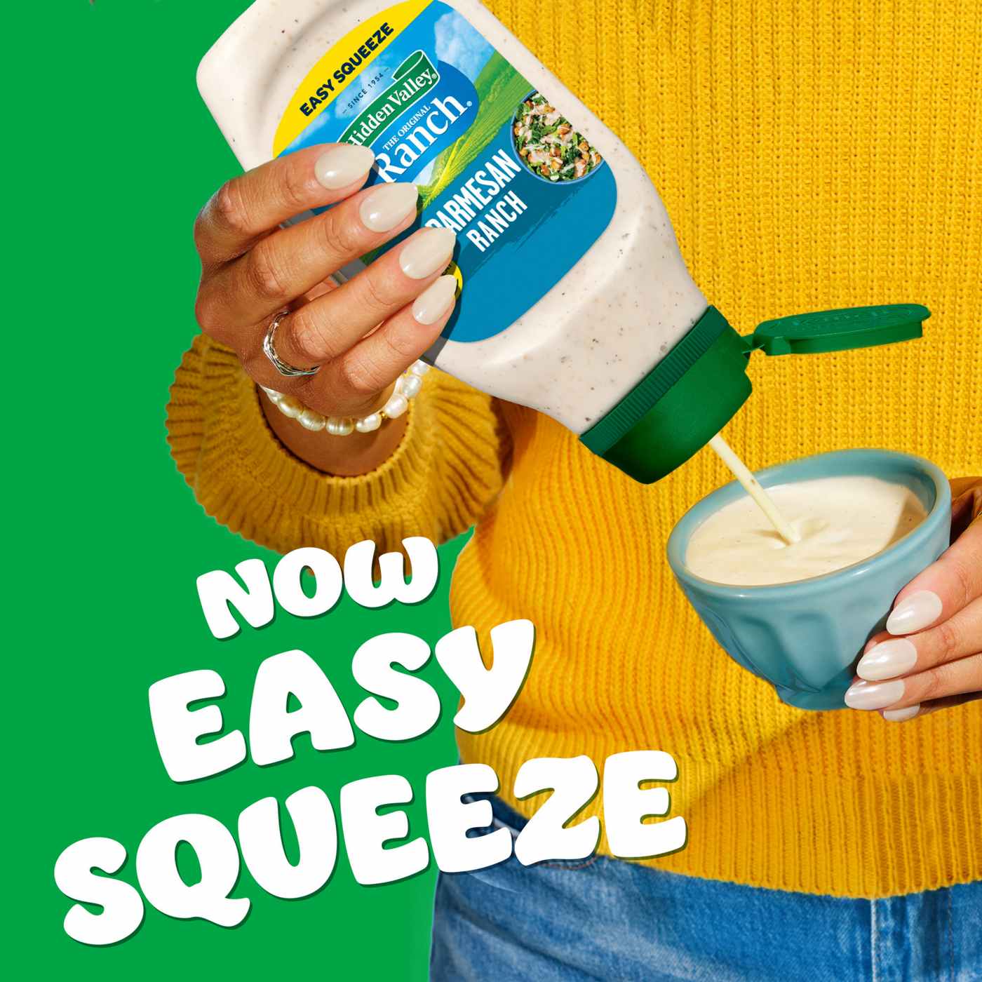 Hidden Valley Parmesan Ranch Condiment and Dressing, Easy Squeeze ...