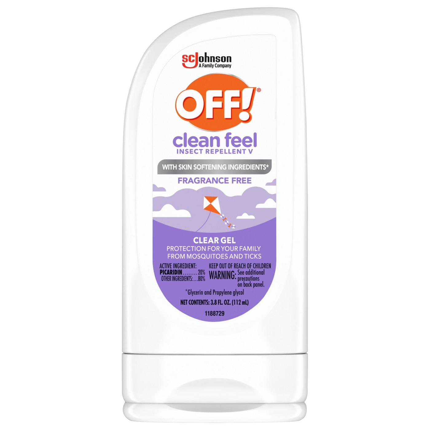 Off! Clean Feel Clear Gel Insect Repellent V - Shop Insect repellant at ...
