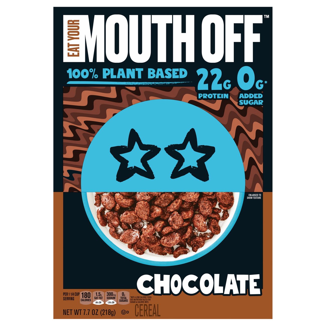Kellogg's Eat Your Mouth Off Chocolate Plant Based Cereal - Shop Cereal ...