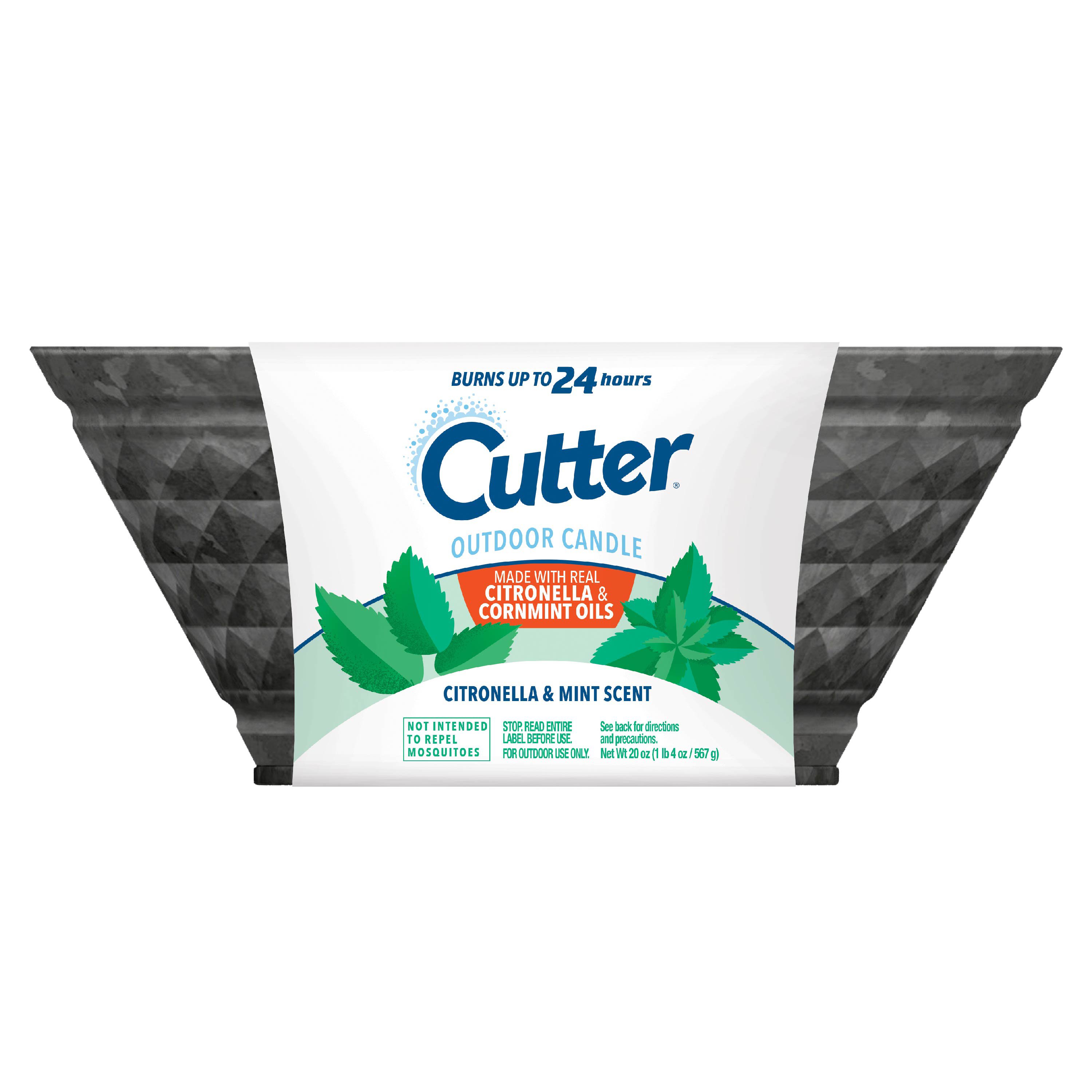 Cutter Citronella & Mint Scented Outdoor Candle - Shop Candles ...