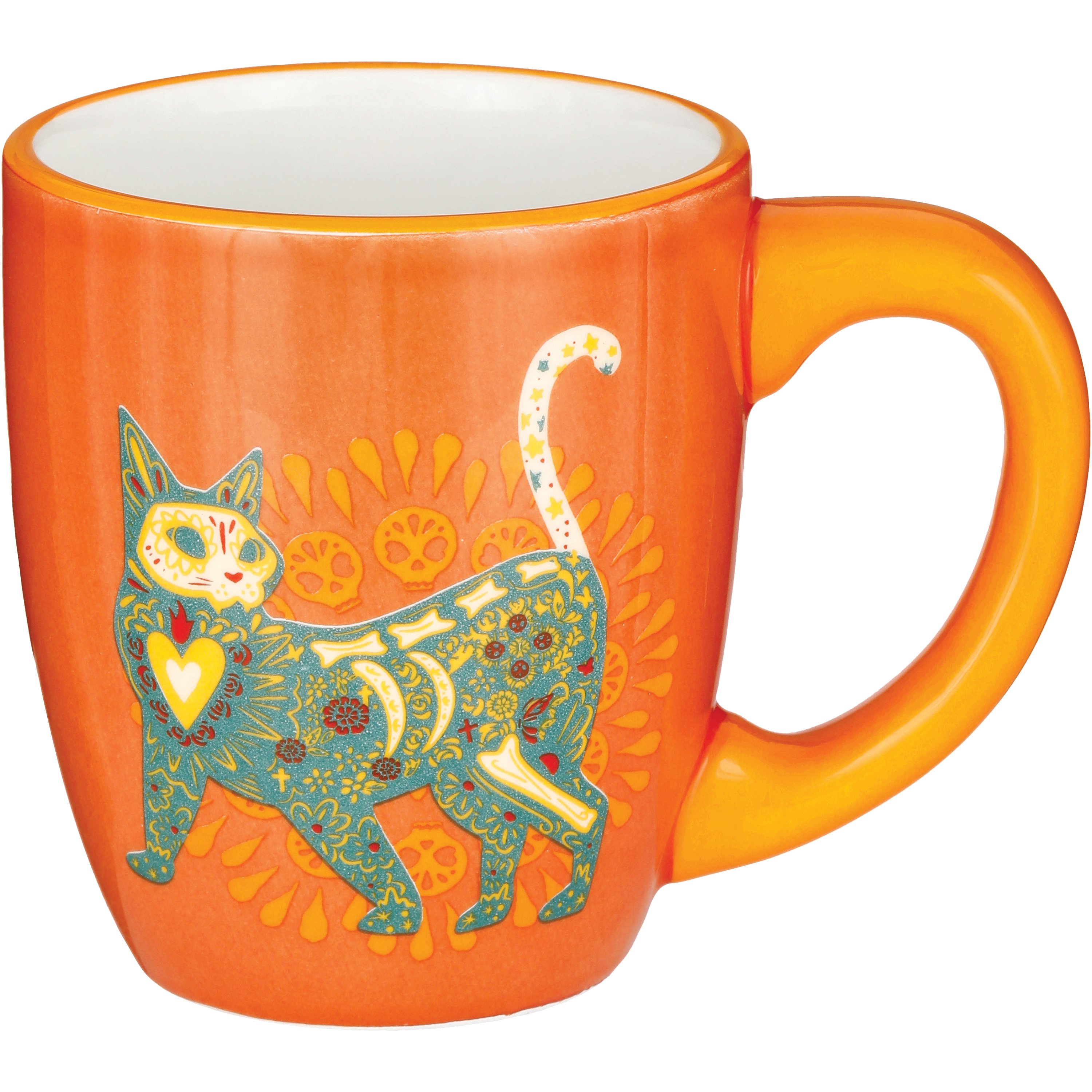 Destination Holiday Dia de los Muertos El Gato Mug - Shop Glasses ...