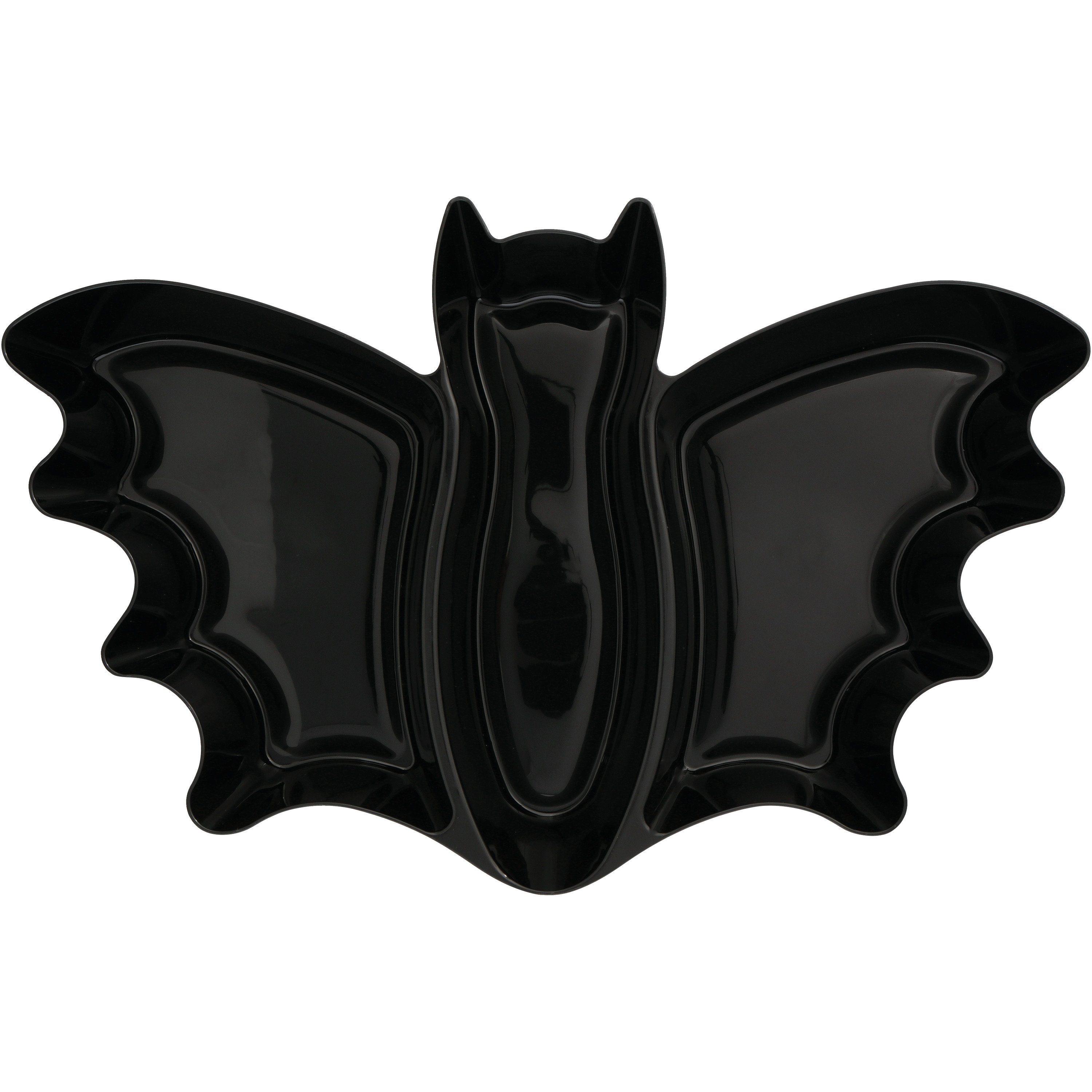 Destination Holiday Halloween Divided Bat Serving Tray - Black - Shop ...