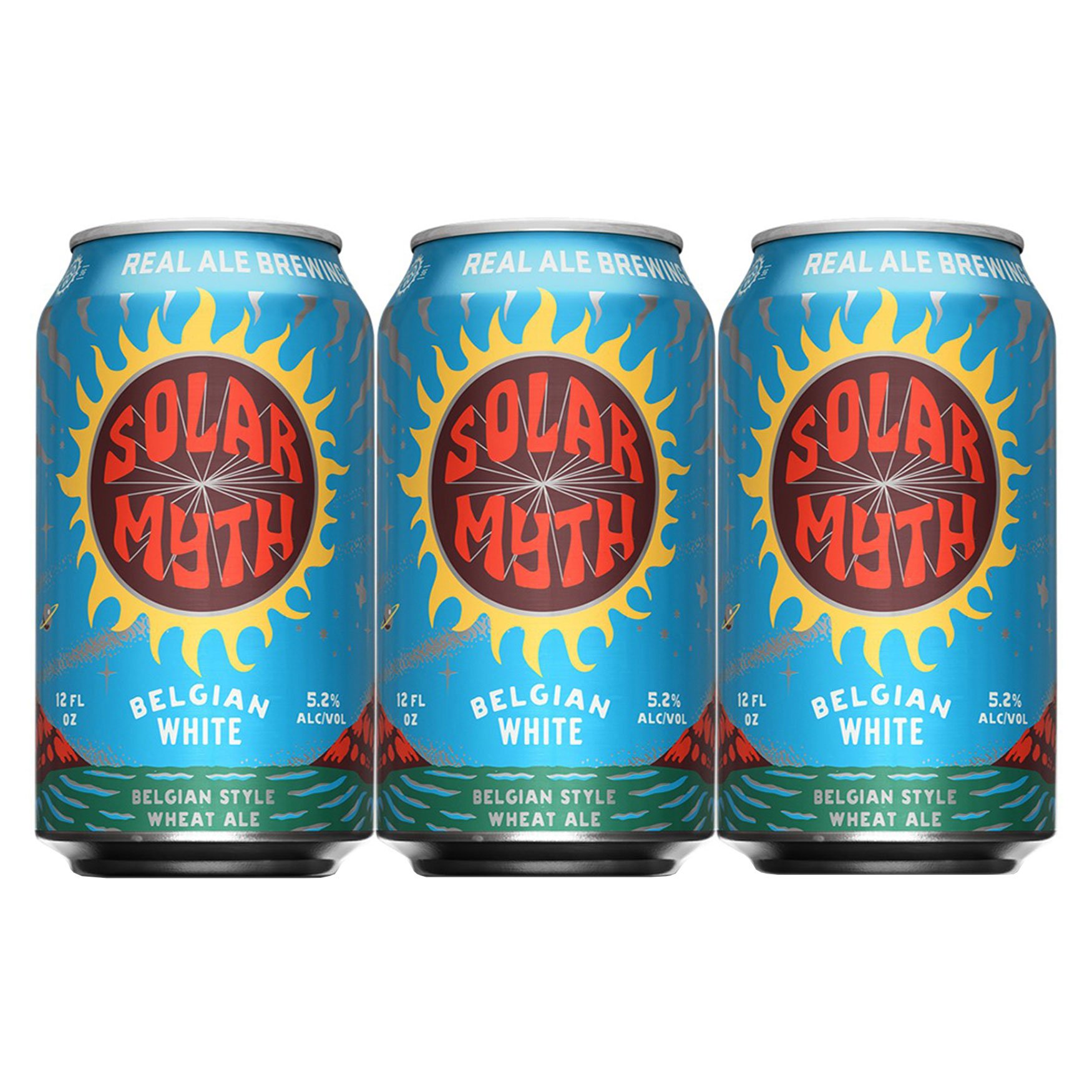 Real Ale Solar Myth Belgian White Ale Craft Beer 6 pk Cans - Shop Beer ...