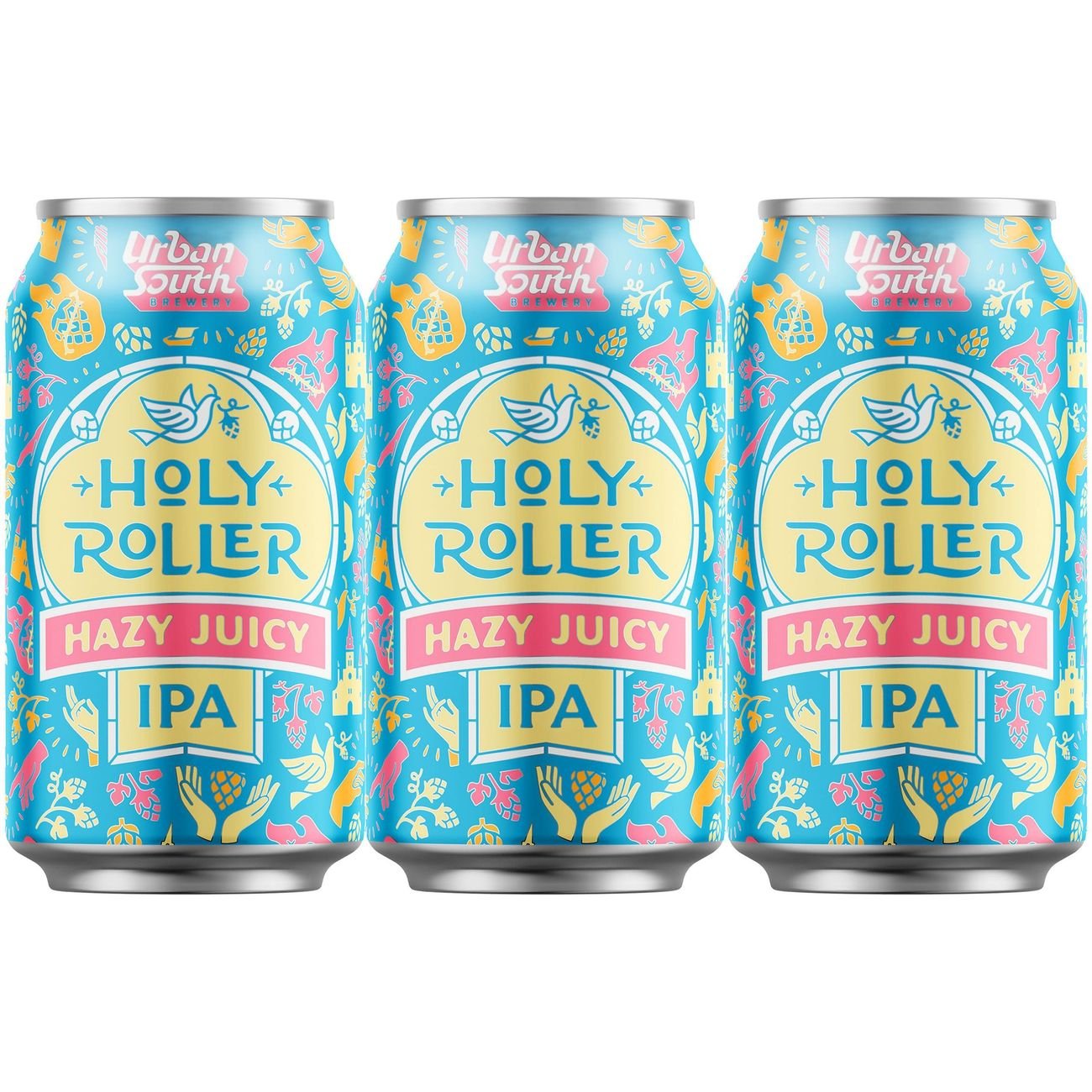 Urban South Brewery Holy Roller Hazy Juicy IPA Beer 6 pk Cans - Shop ...