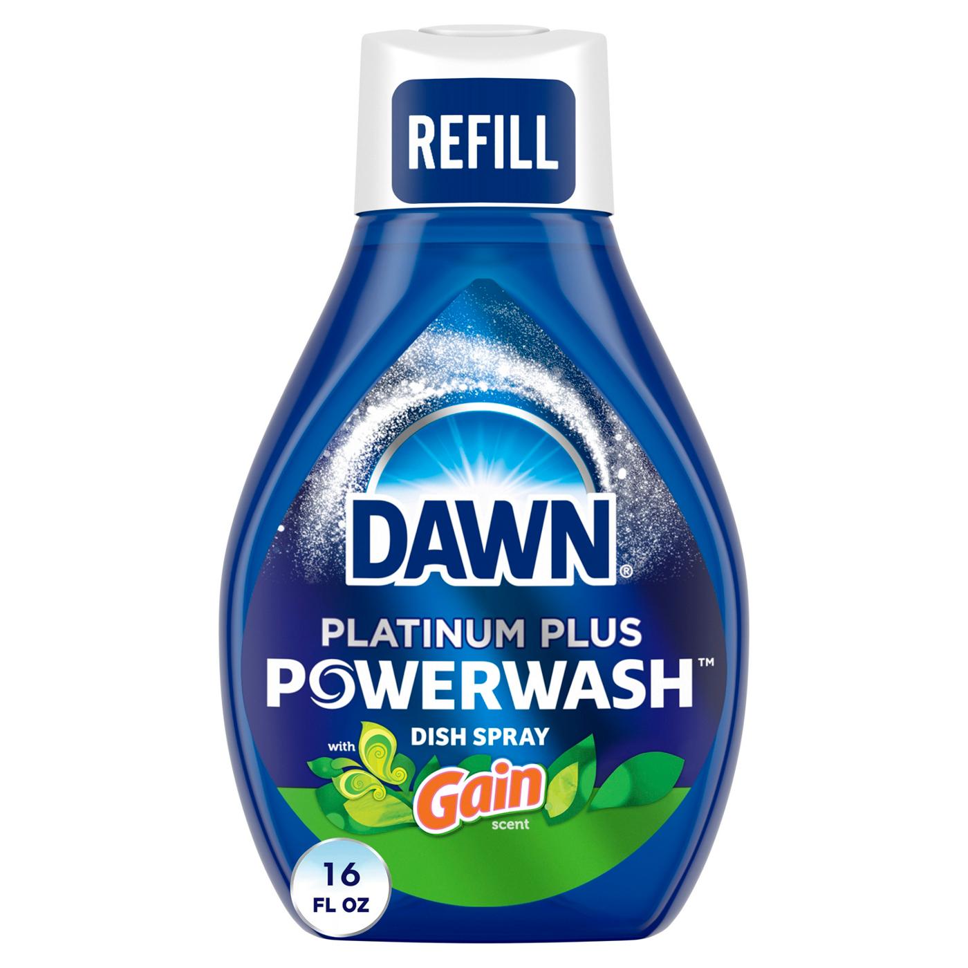 Dawn Platinum Plus Powerwash Dish Spray Gain Original Refill - Shop ...