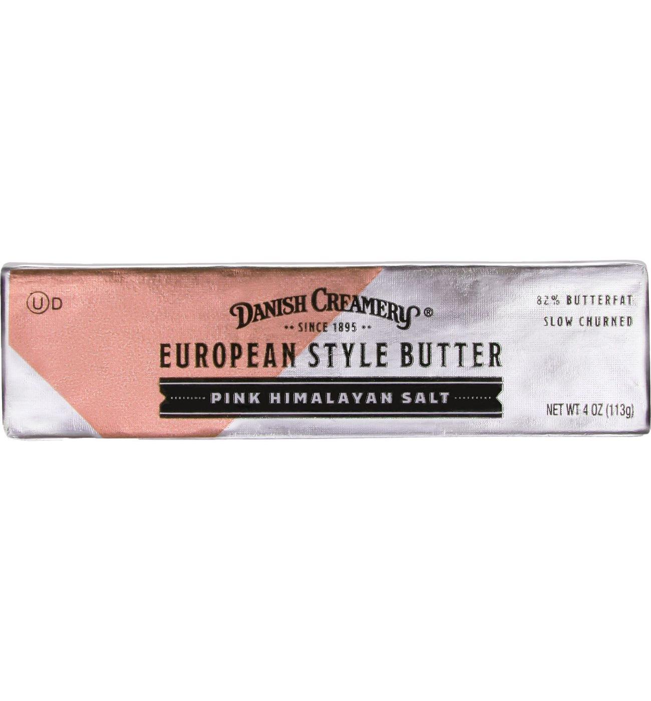Danish Creamery Pink Himalayan Salt European Style Butter - Shop Butter ...
