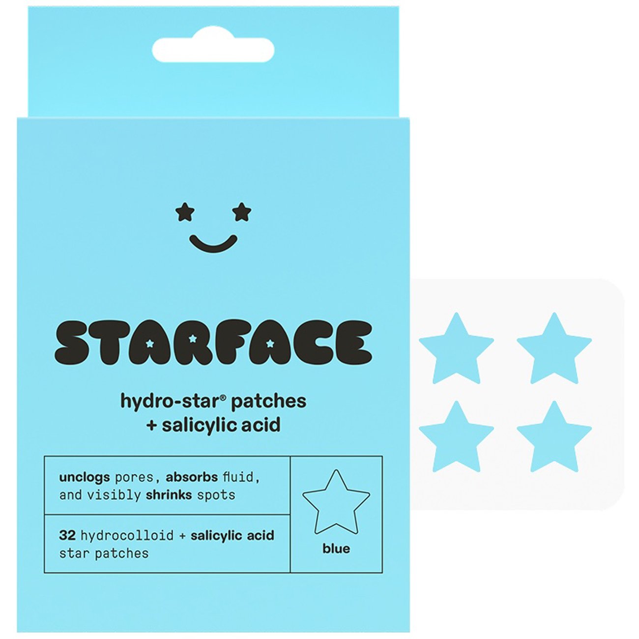 Starface Hydro-Star + Salicylic Acid Patches - Shop Facial cleansers ...