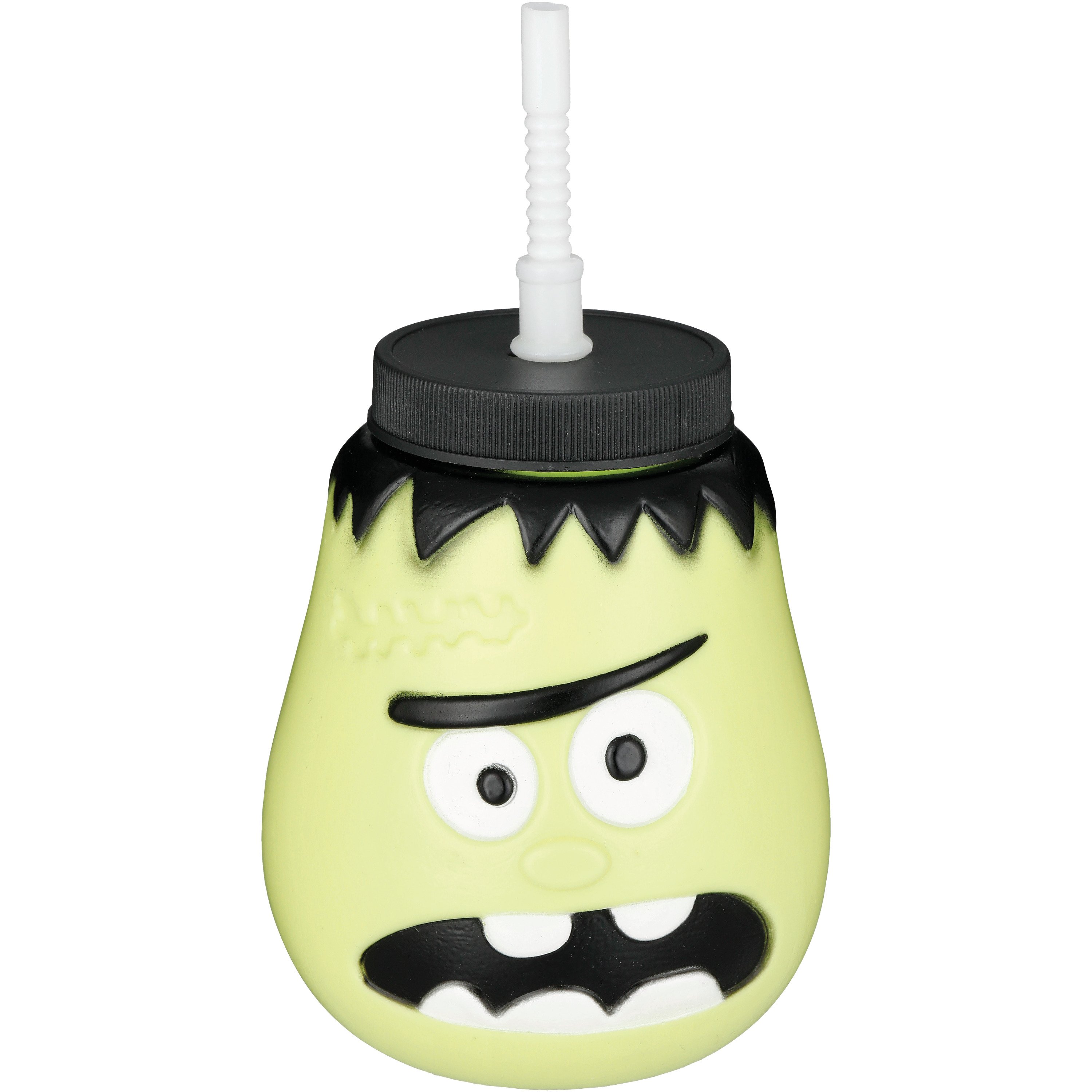 Destination Holiday Halloween Frankenstein Bottle with Straw - Shop ...