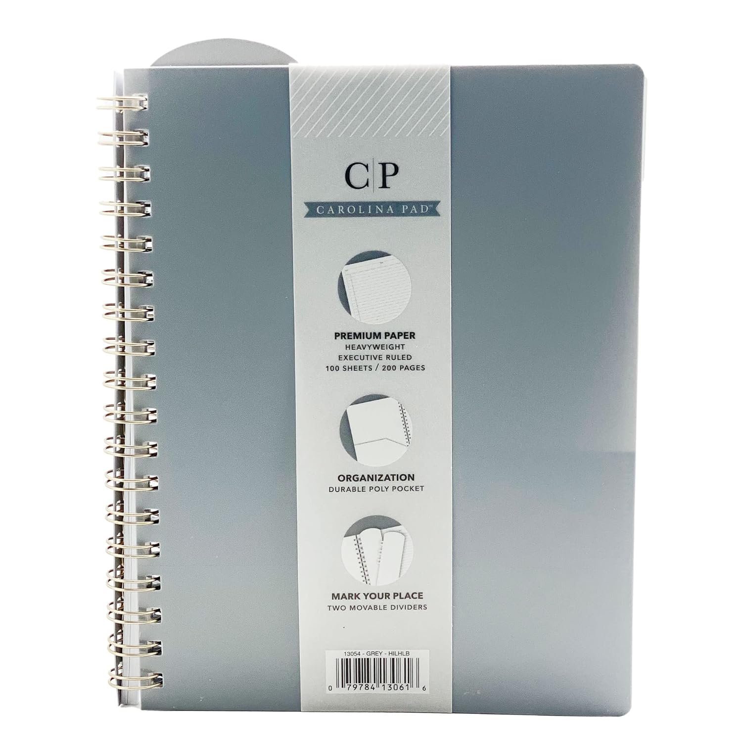 Carolina Pad Noted Neutrals Notebook - Gray - Shop Notebooks at H-E-B