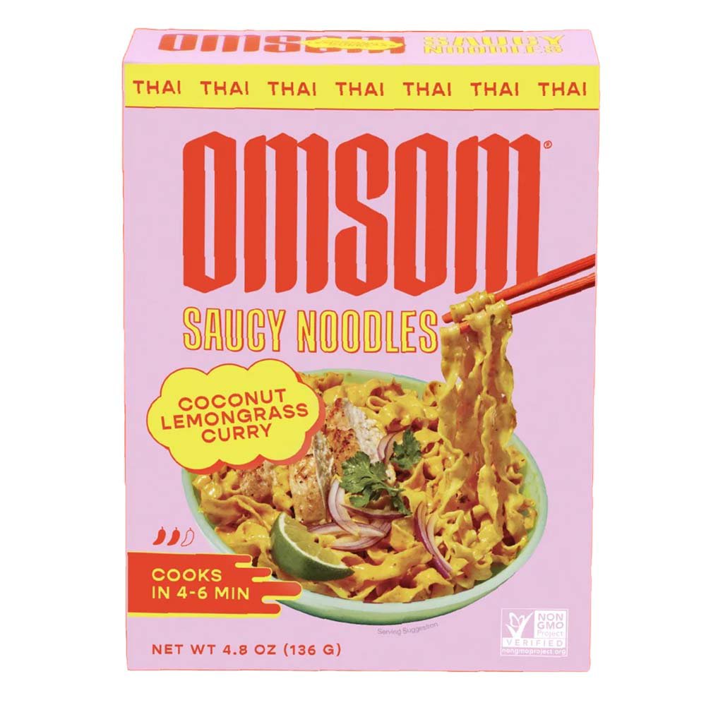 Omsom Saucy Noodles - Coconut Lemongrass Curry - Shop Soups & chili at ...