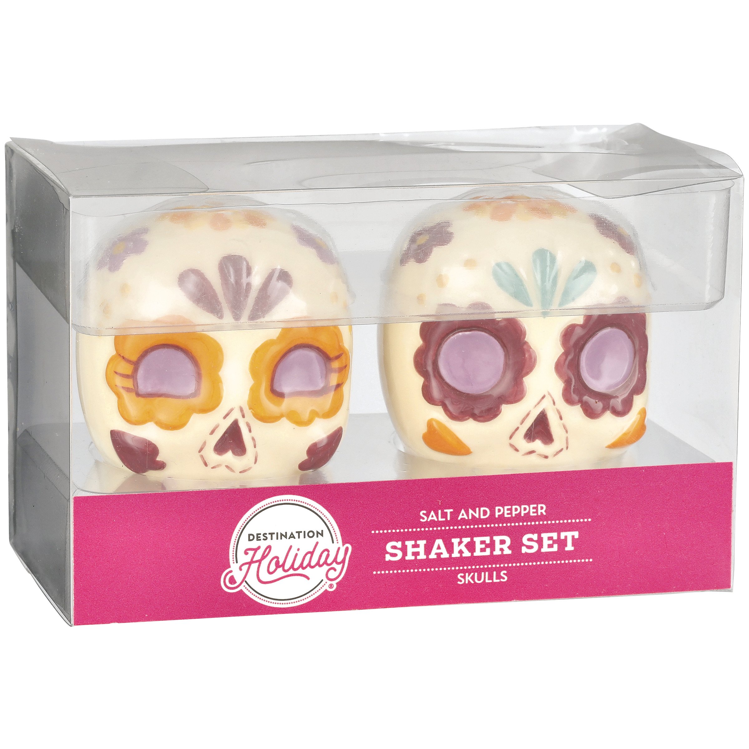 Destination Holiday Dia de los Muertos Sugar Skulls Salt & Pepper ...