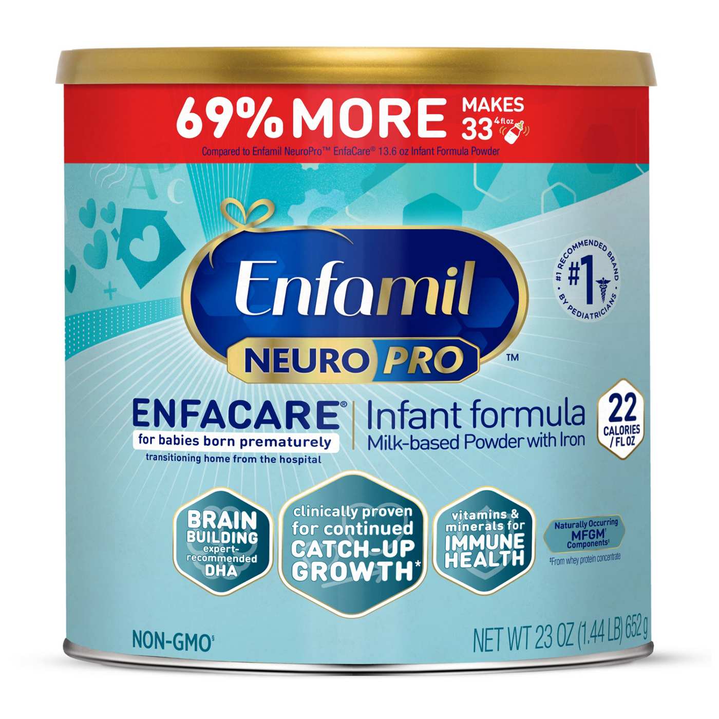 Enfamil NeuroPro EnfaCare Milk Based Premature Infant Formula with Iron ...