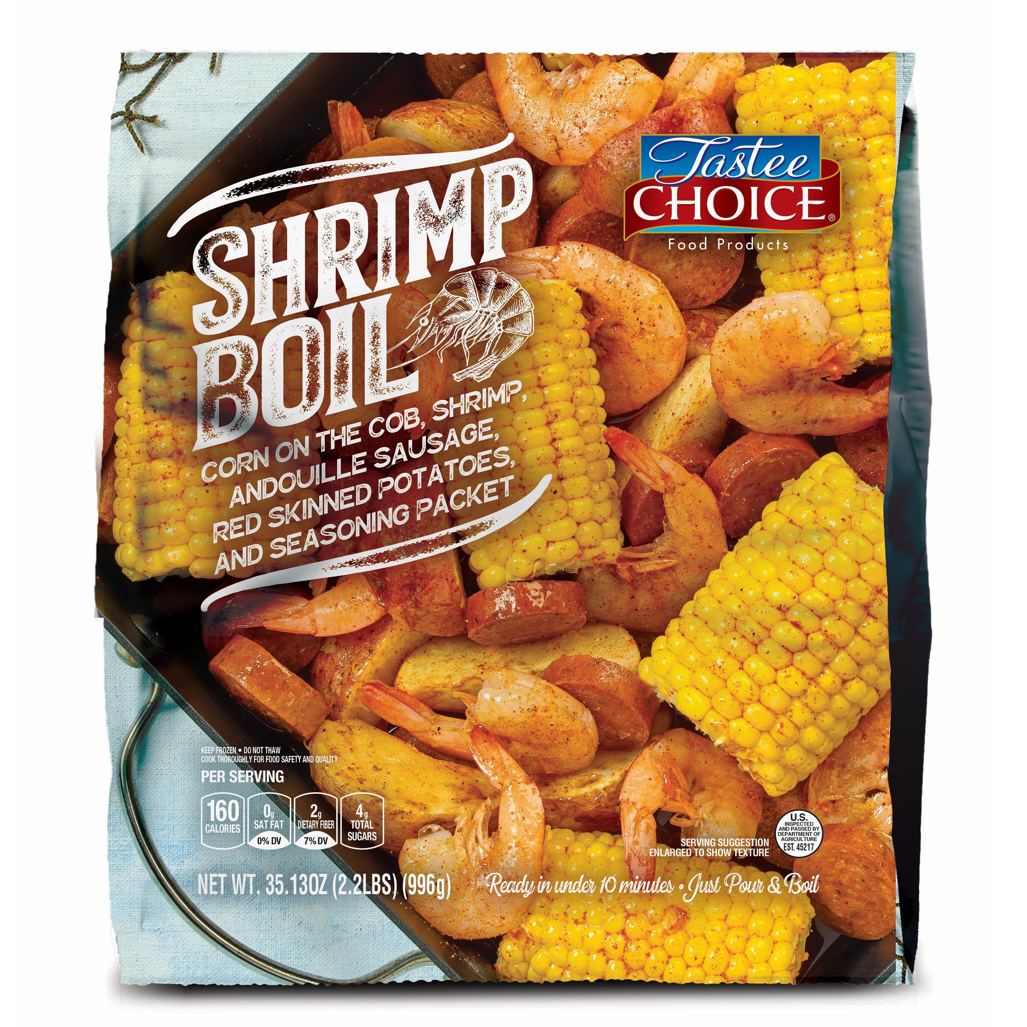 Tastee Choice Frozen Seafood Shrimp Boil - Shop Shrimp & shellfish at H-E-B