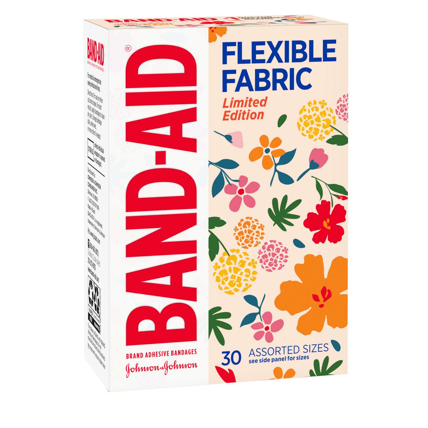 Band-Aid Flexible Fabric Limited Edition Wildflower Adhesive Bandages ...