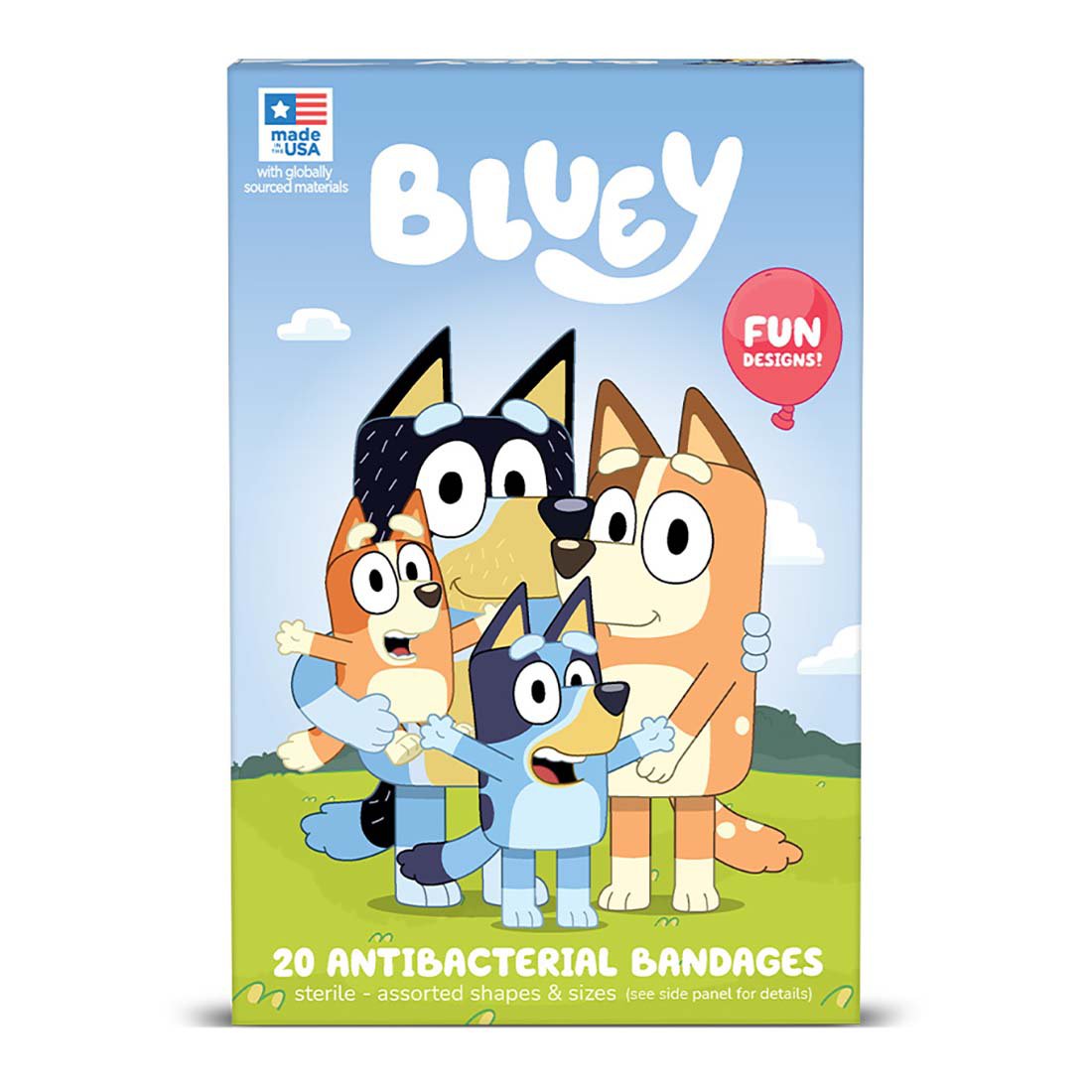 Bluey Antibacterial Bandages - Assorted Sizes - Shop Bandages & gauze ...