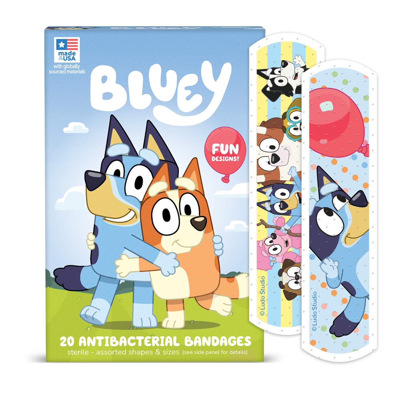 Bluey Antibacterial Bandages - Assorted Sizes - Shop Bandages & gauze ...