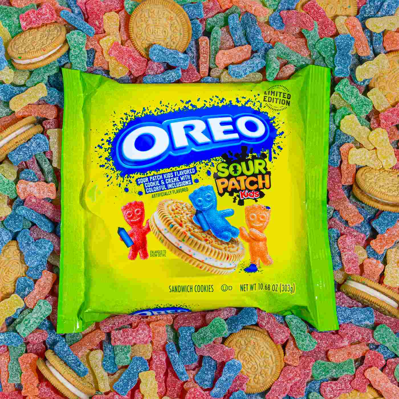 OREO SOUR PATCH KIDS Sandwich Cookies Limited Edition - Shop Cookies at ...