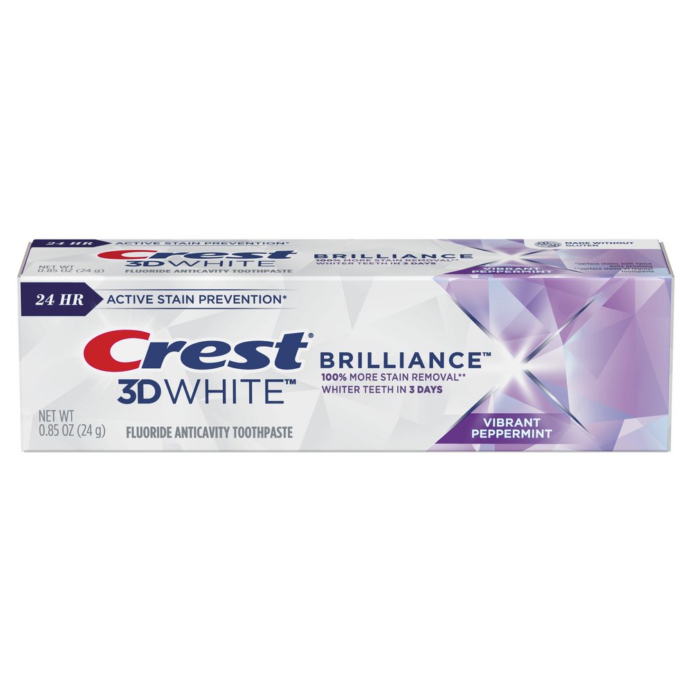 Crest 3D White Brilliance Teeth Whitening Toothpaste - Vibrant ...