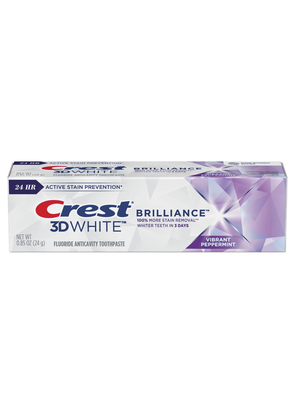 Crest 3D White Brilliance Teeth Whitening Toothpaste - Vibrant ...