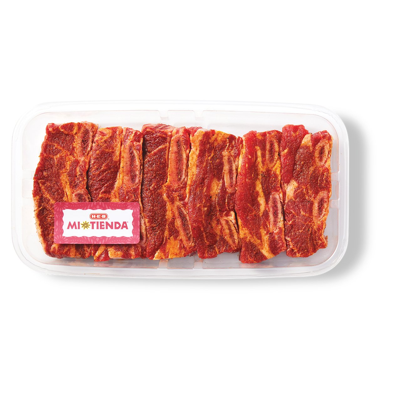 H-E-B Mi Tienda Seasoned Beef Flanken Ribs – All Purpose - Shop Beef at ...