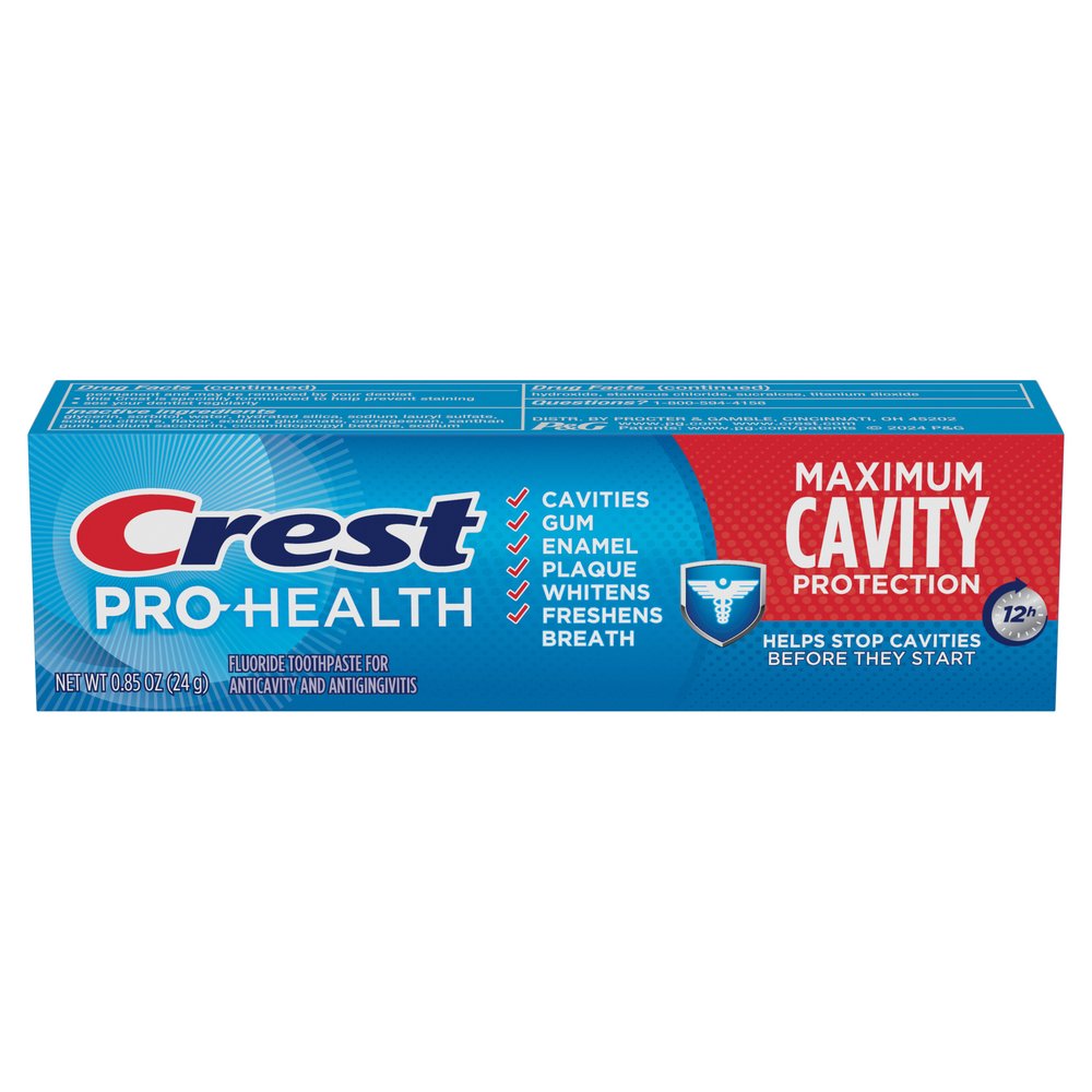 Crest Travel Size Pro-Health Maximum Cavity Protection Toothpaste ...
