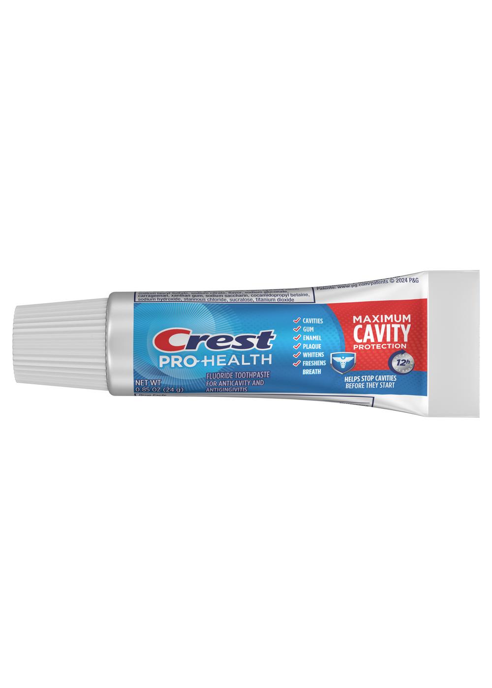 Crest Travel Size Pro-Health Maximum Cavity Protection Toothpaste ...