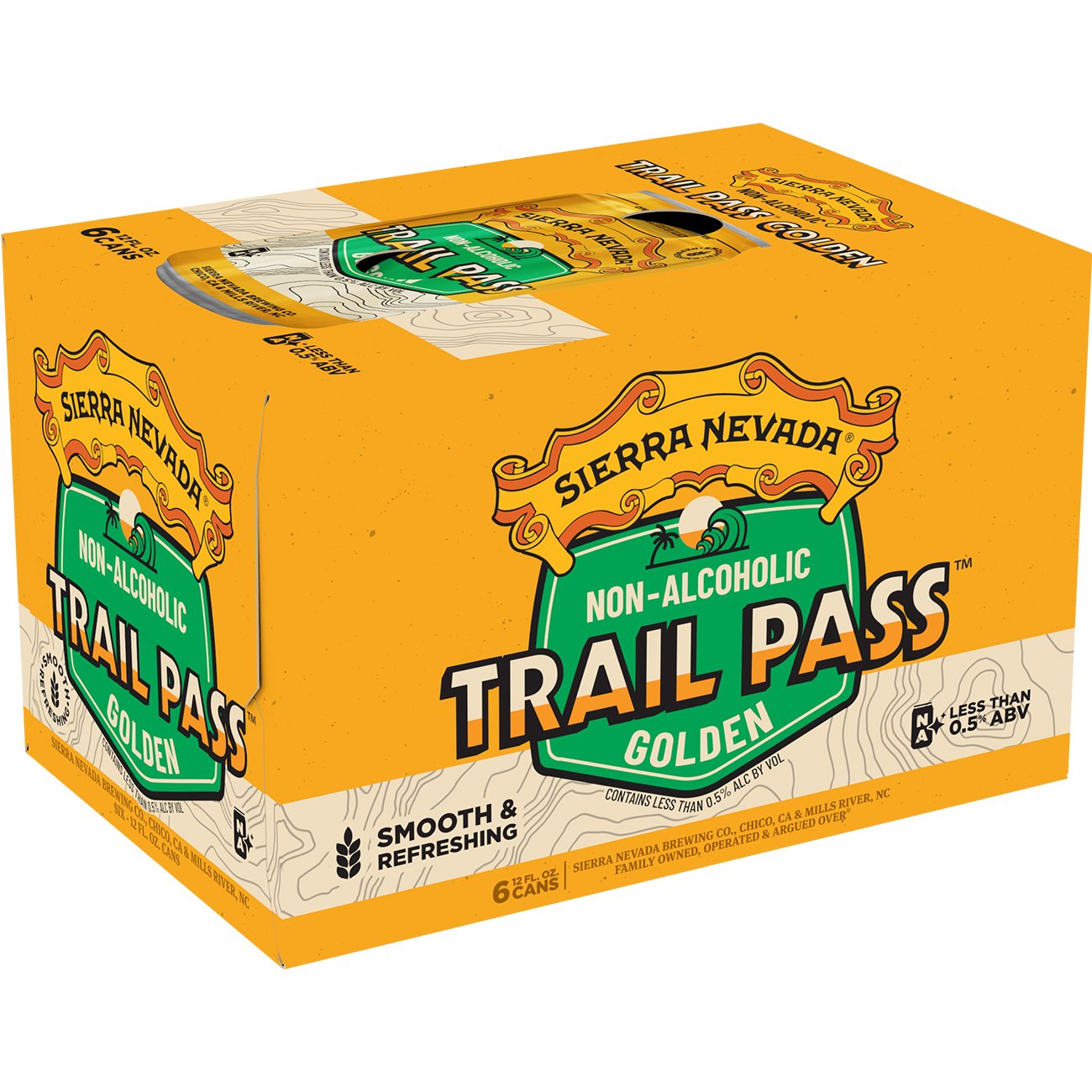 Sierra Nevada Trail Pass Non-Alcoholic Golden Beer Cans, 6 pk - Shop ...