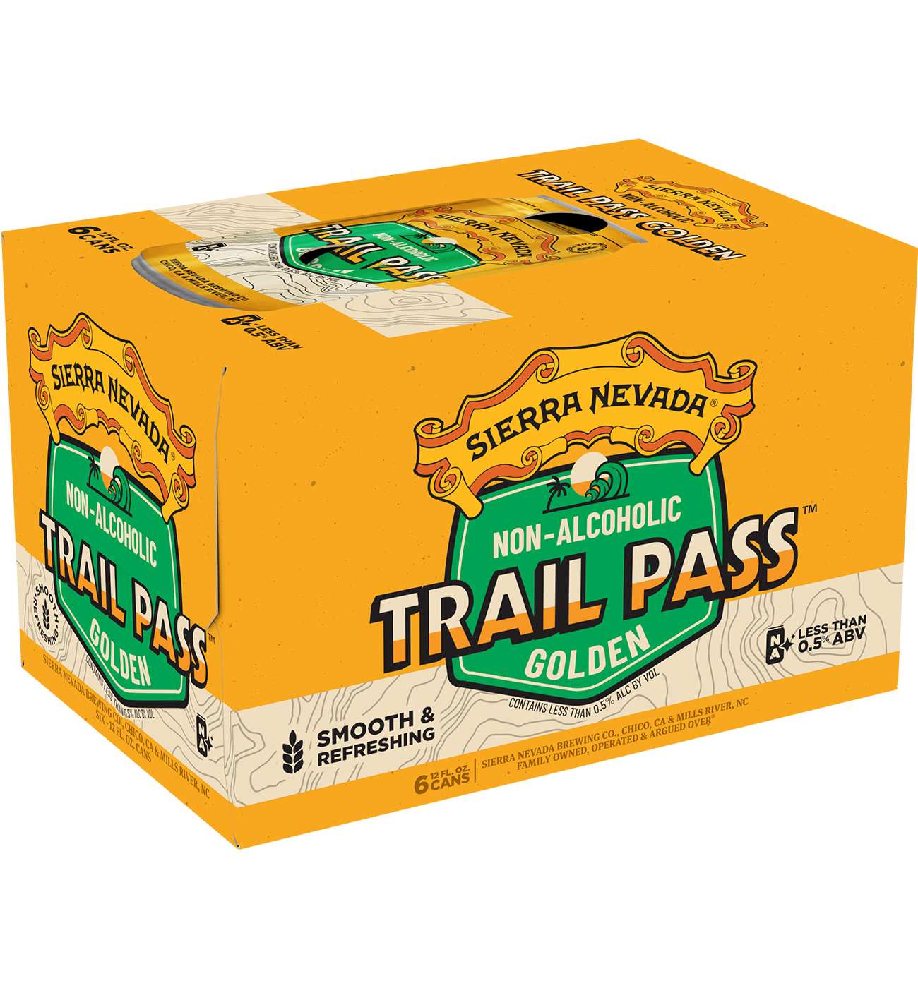 Sierra Nevada Trail Pass Non-Alcoholic Golden Beer Cans, 6 pk - Shop ...