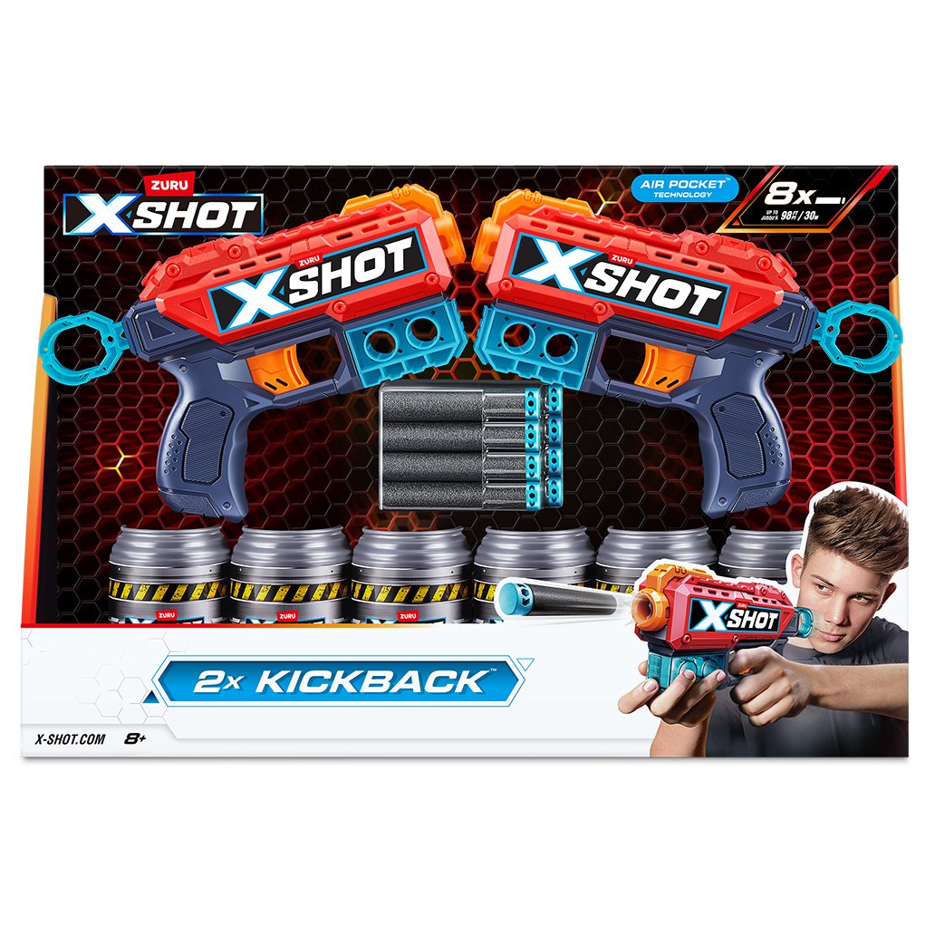 Zuru XSHOT Excel Kickback Blasters - Shop Blasters at H-E-B