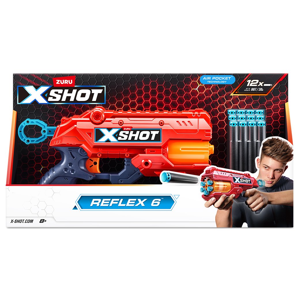 Zuru XSHOT Excel Reflex 6 Blaster - Shop Blasters at H-E-B