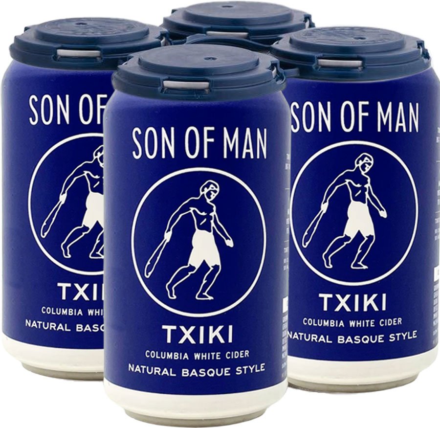 Son of Man Txiki Columbia White Cider 4 Pack Cans, 12 oz | Central ...