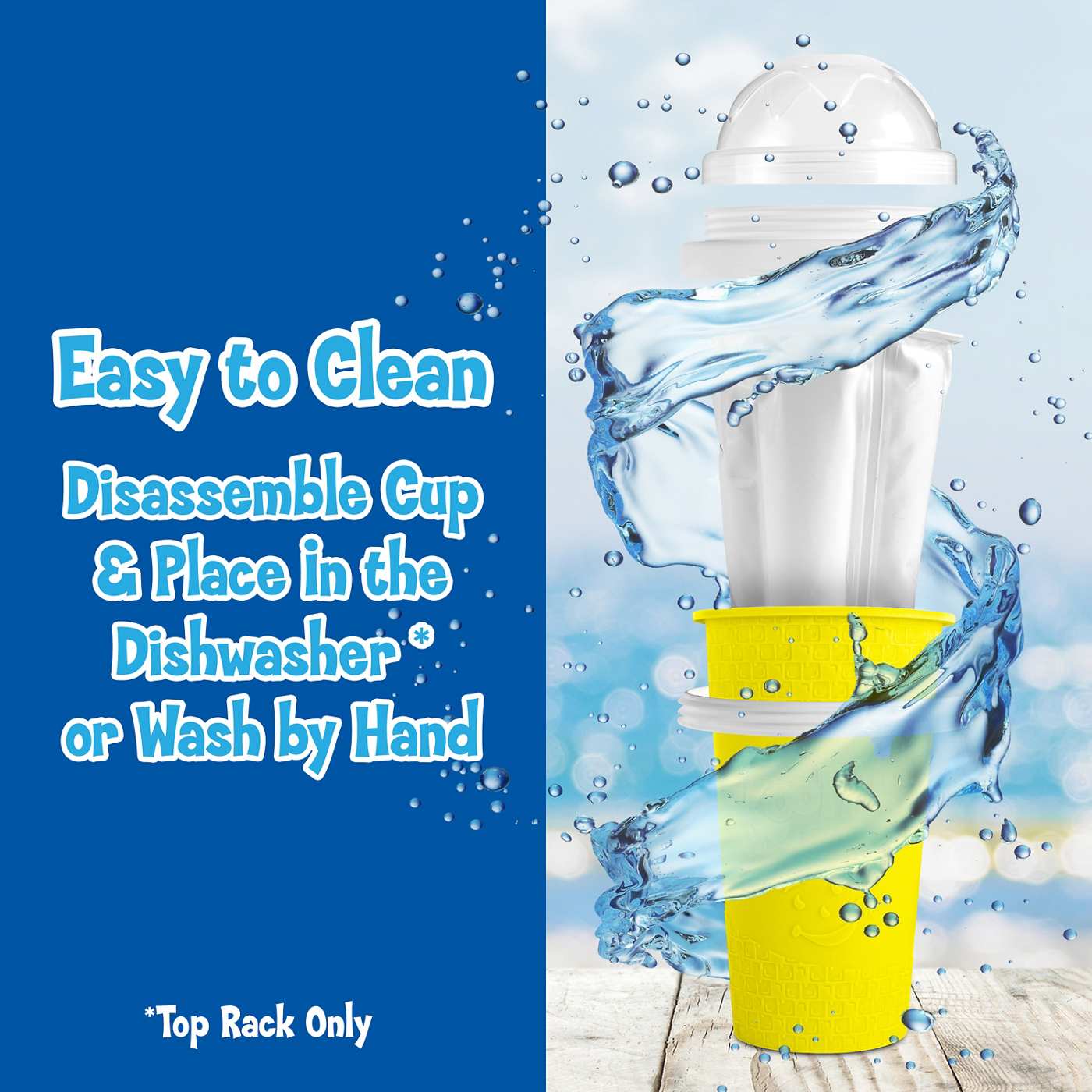 Kool-Aid Squeezy Slush Cup - Yellow - Shop Utensils & Gadgets at H-E-B