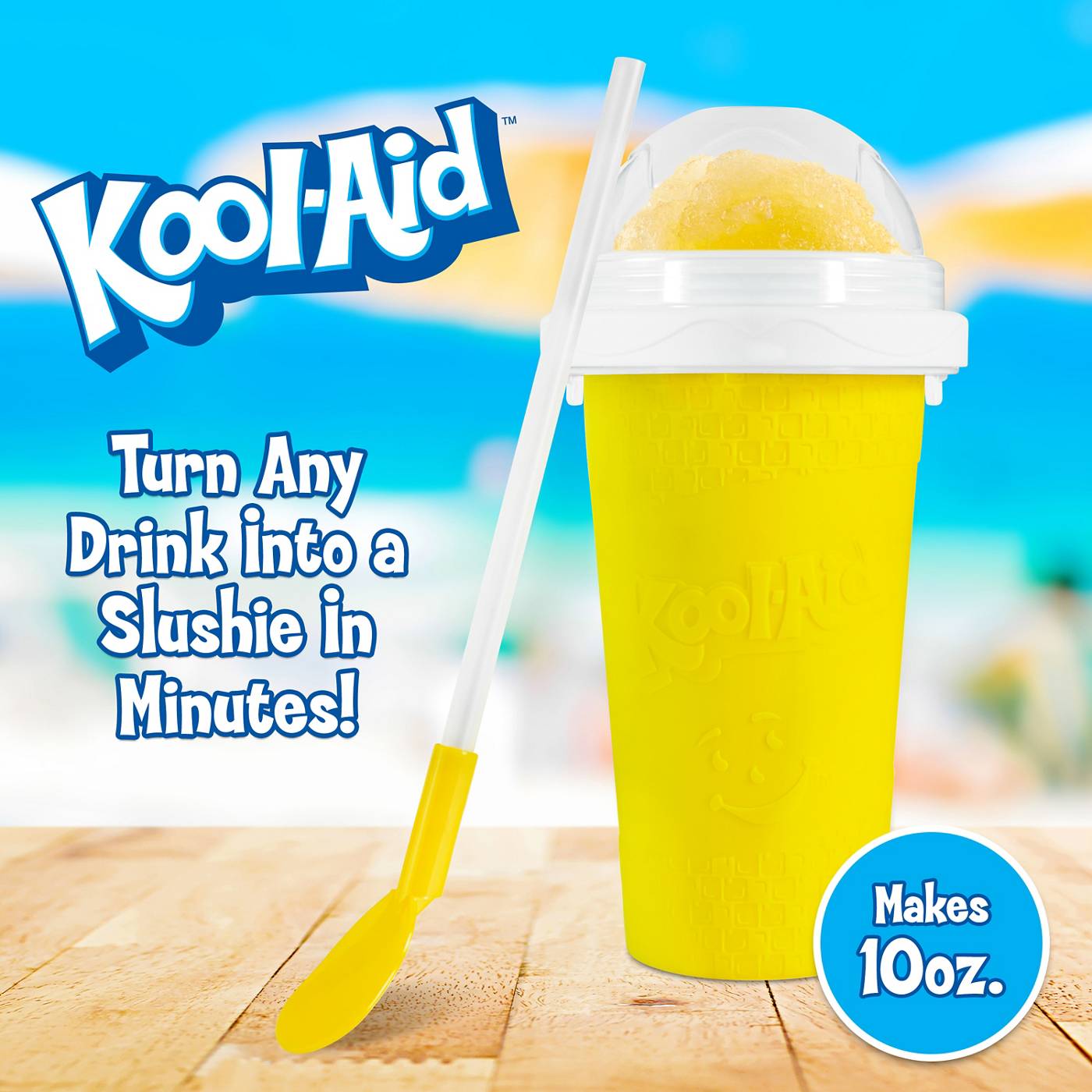 Kool-Aid Squeezy Slush Cup - Yellow - Shop Utensils & Gadgets at H-E-B