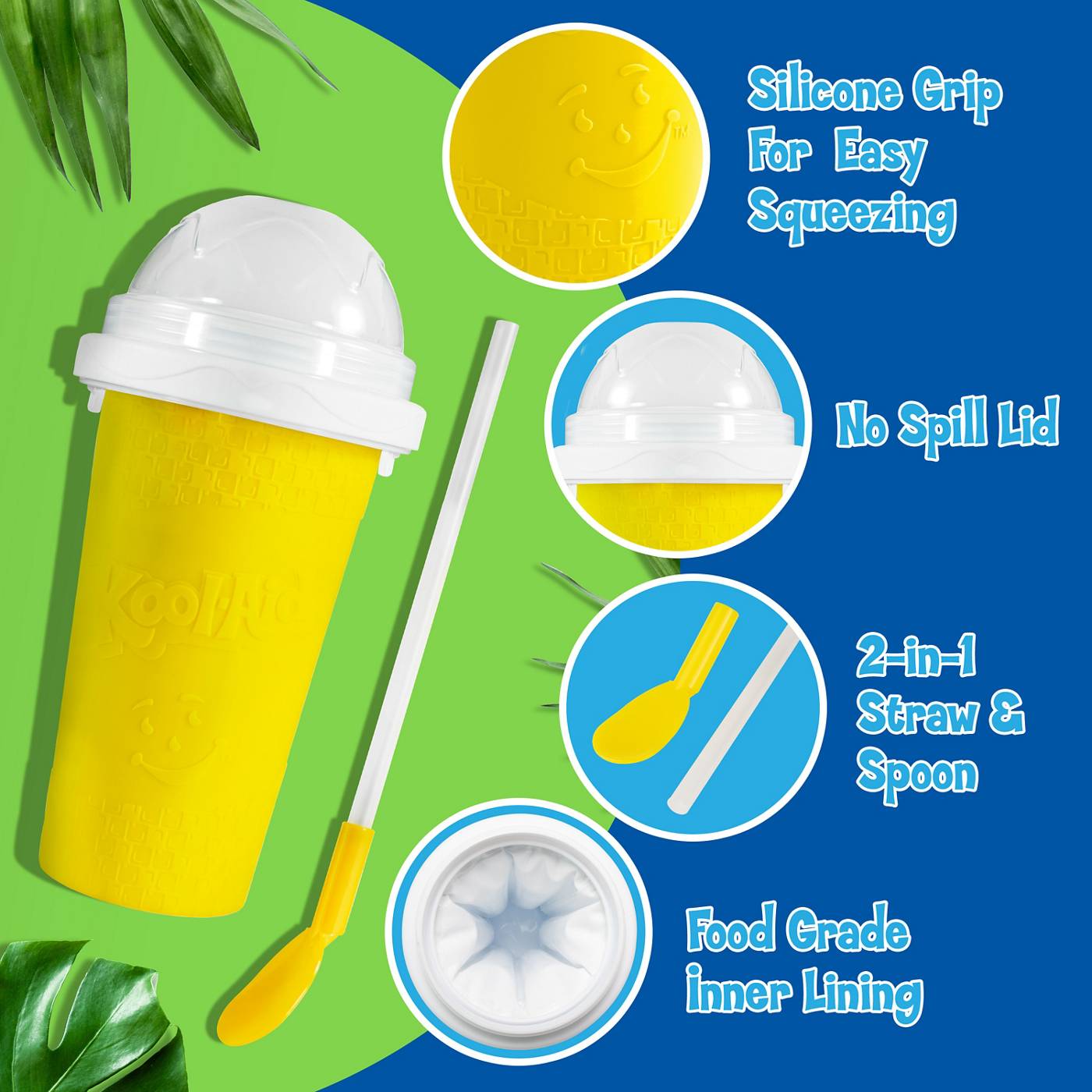 Kool-Aid Squeezy Slush Cup - Yellow - Shop Utensils & Gadgets at H-E-B