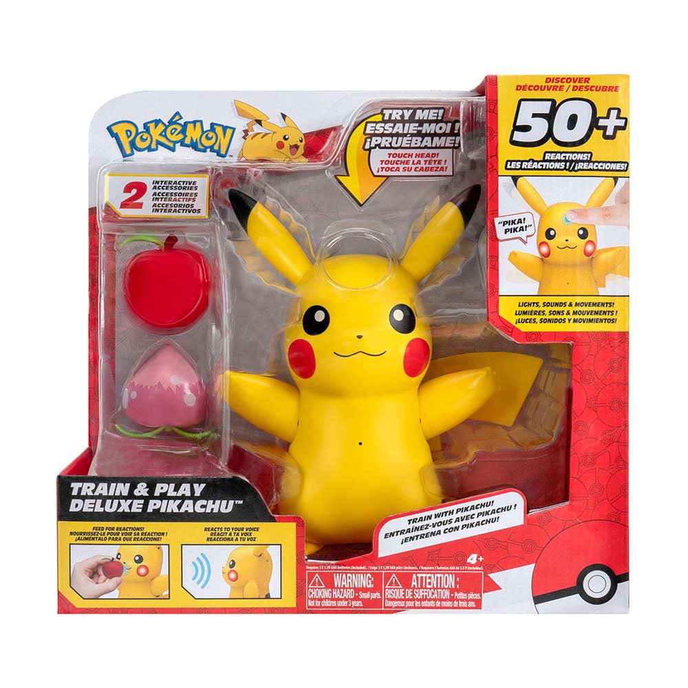 Pokémon Train & Play Deluxe Pikachu - Shop Action figures & dolls at H-E-B