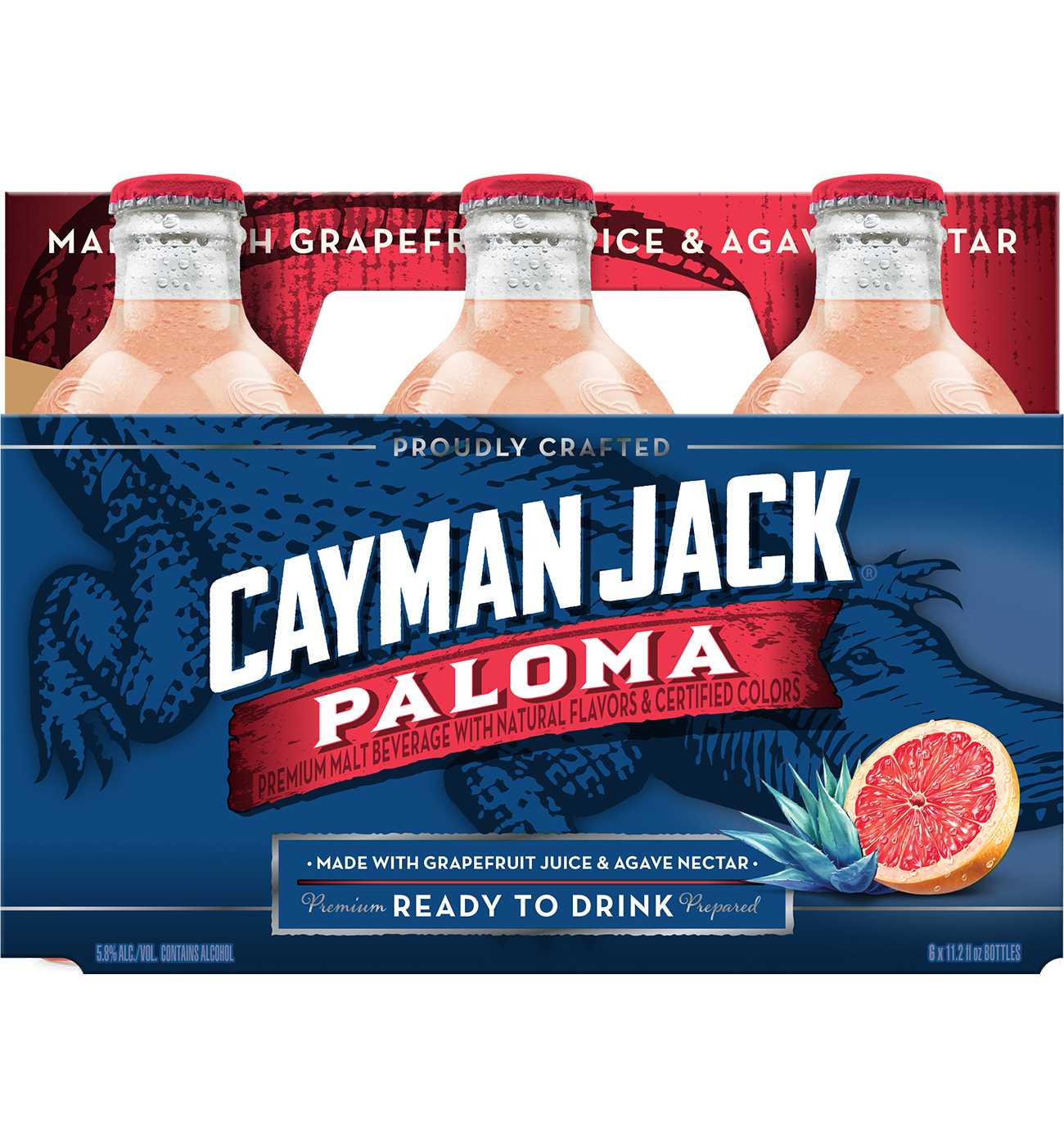 Cayman Jack Paloma 6 pk Bottles - Shop Malt beverages & coolers at H-E-B