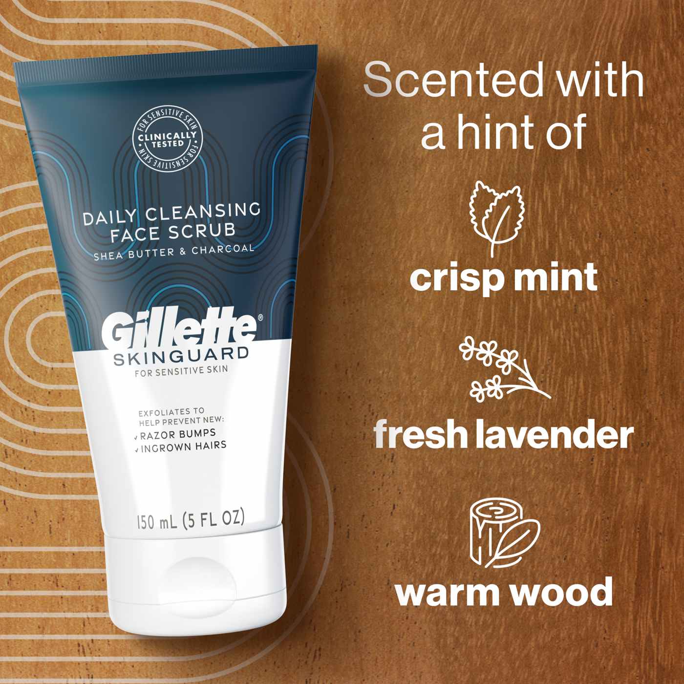 Gillette Skinguard Daily Cleansing Face Scrub - Shop Facial cleansers ...