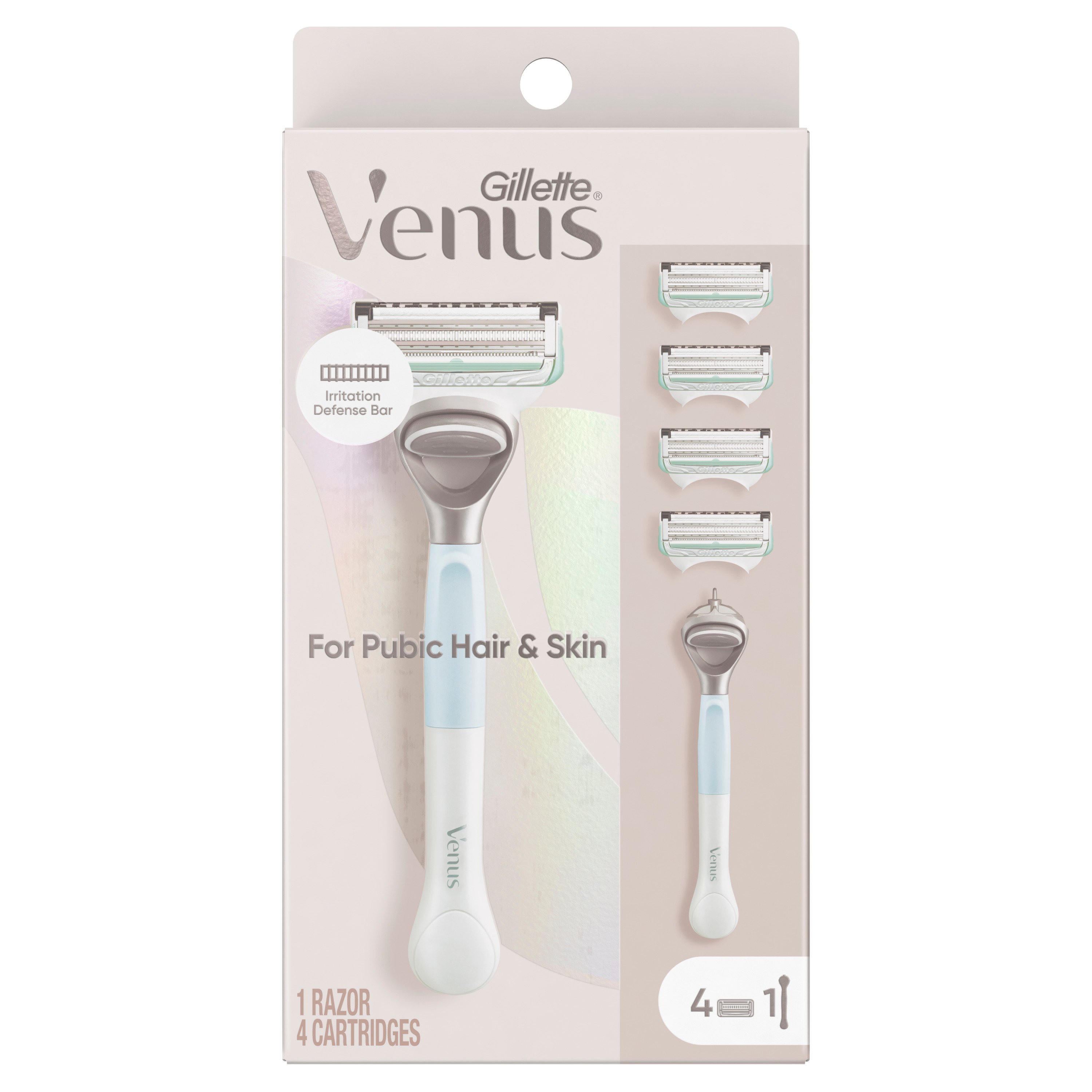 Gillette Venus For Pubic Hair & Skin Razor Value Pack - Shop Razors ...