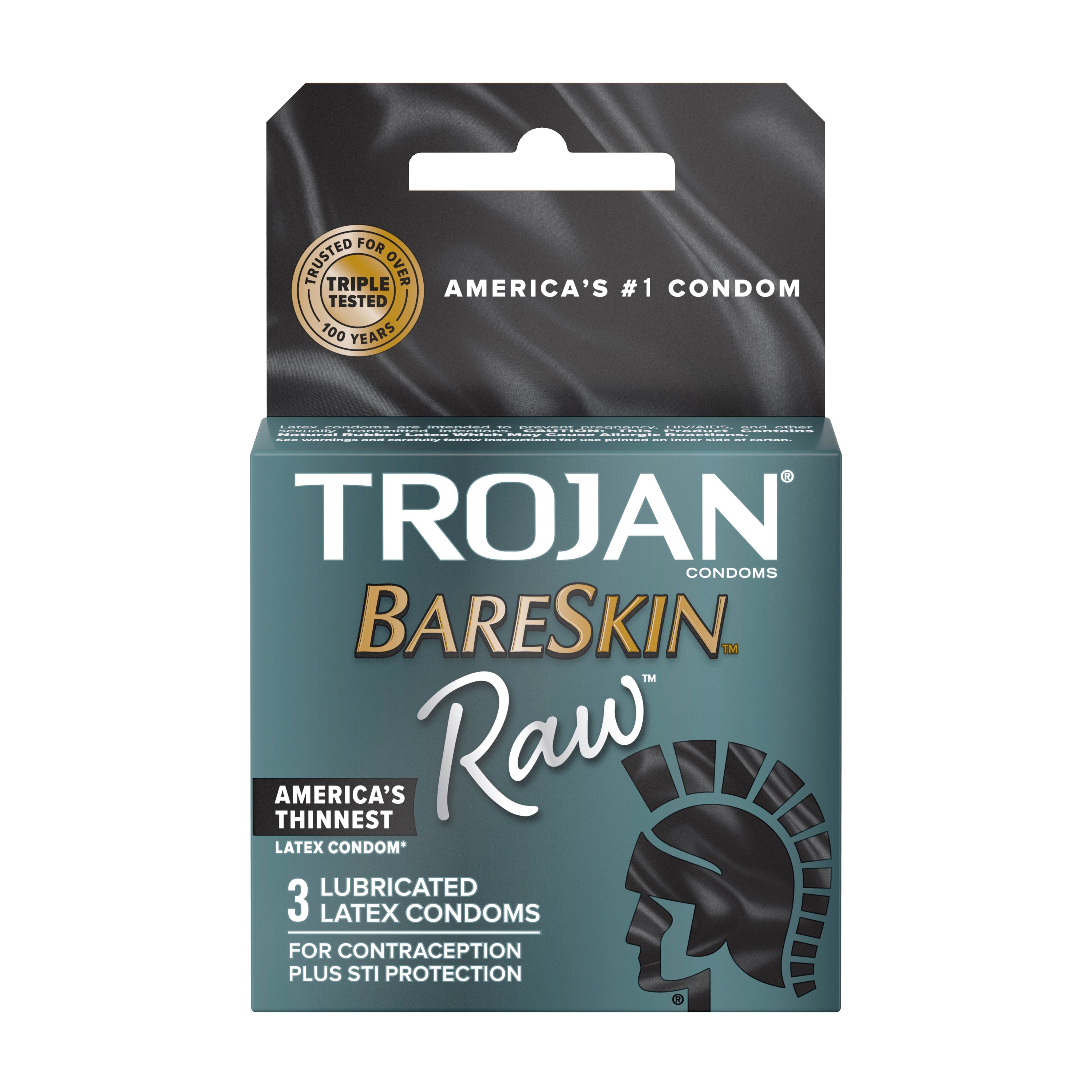 Trojan Bareskin Raw Lubricated Latex Condoms - Shop Pain relievers at H-E-B