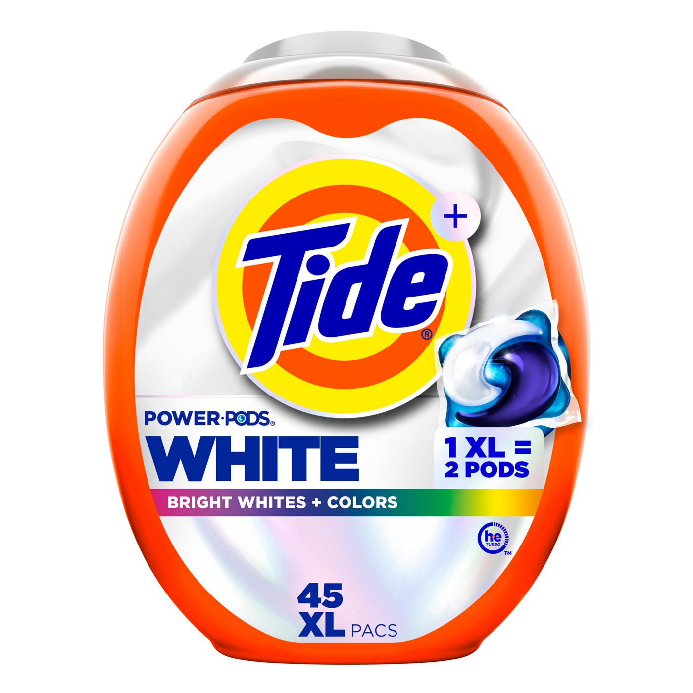 Tide Power PODS Plus Ultra OXI White and Bright Laundry Detergent ...
