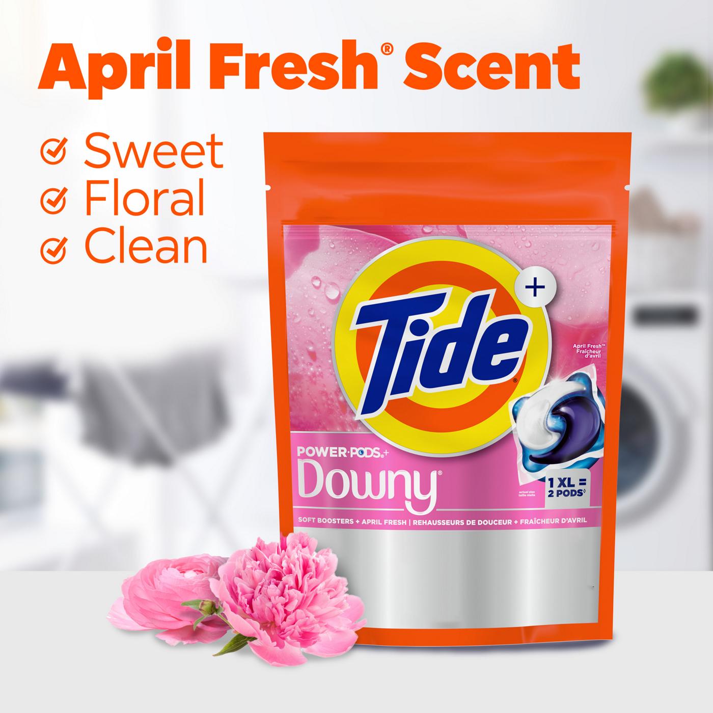 Tide Power PODs + Downy Laundry Detergent Pods, 9 Count, Soft Boosters ...
