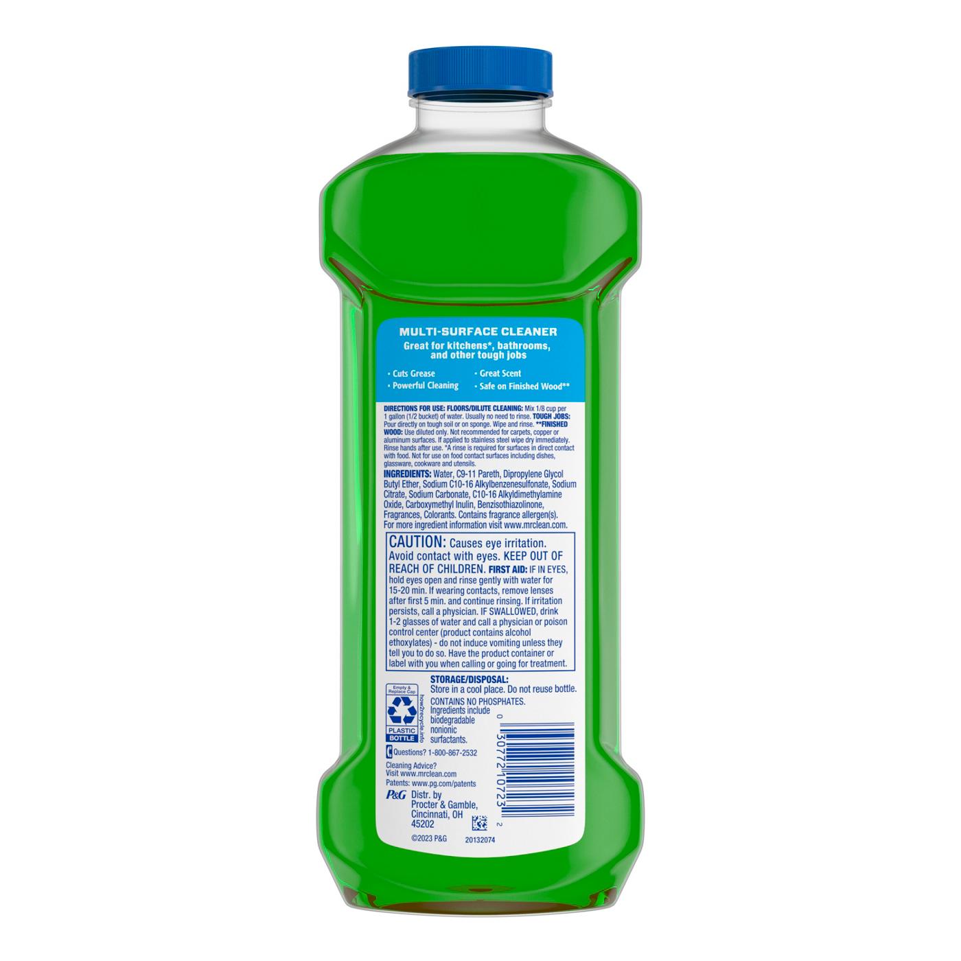 Mr. Clean Concentrated Multi-Surface Cleaner - Gain Scent - Shop All ...