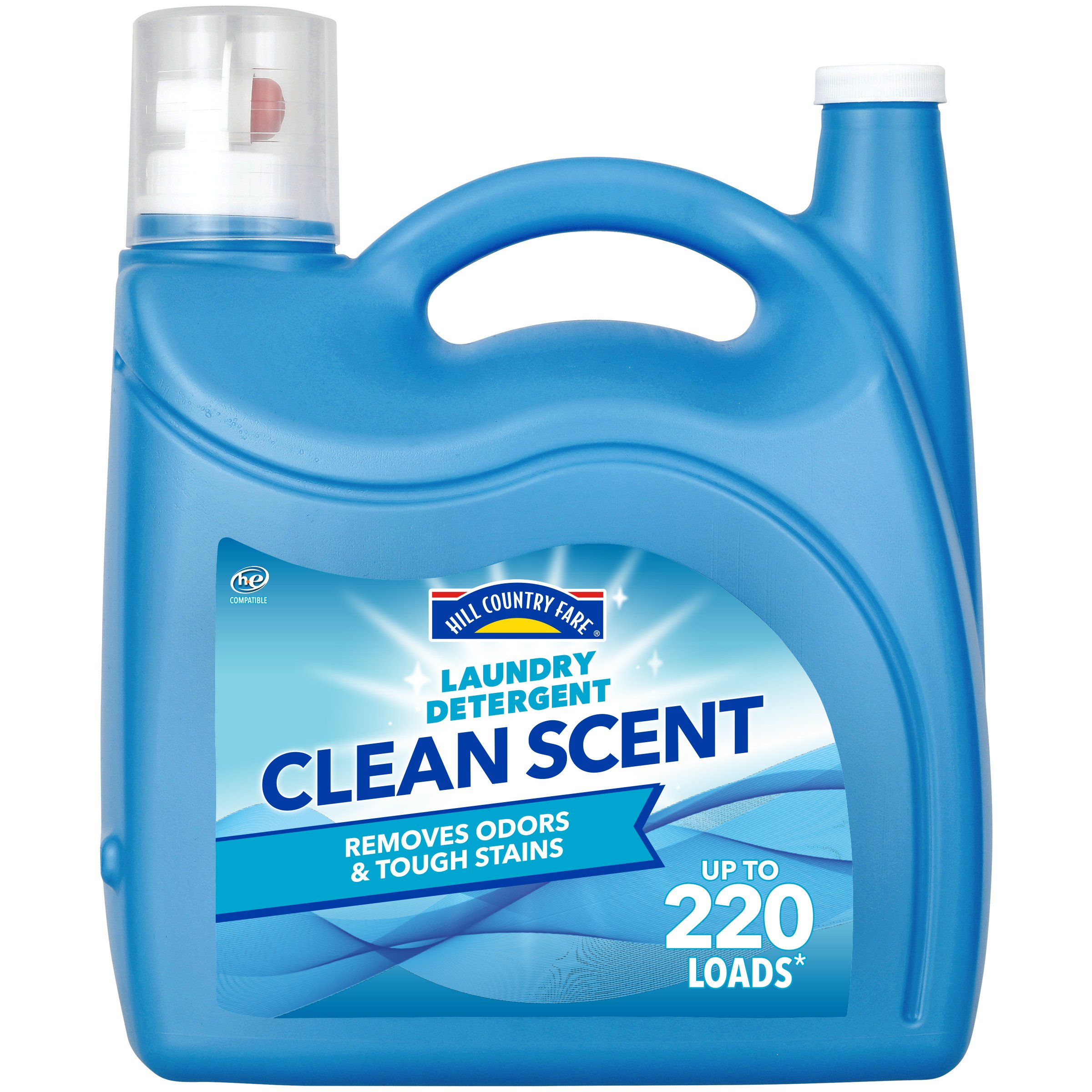 Hill Country Fare HE Liquid Laundry Detergent, 220 Loads – Clean, 220 ...