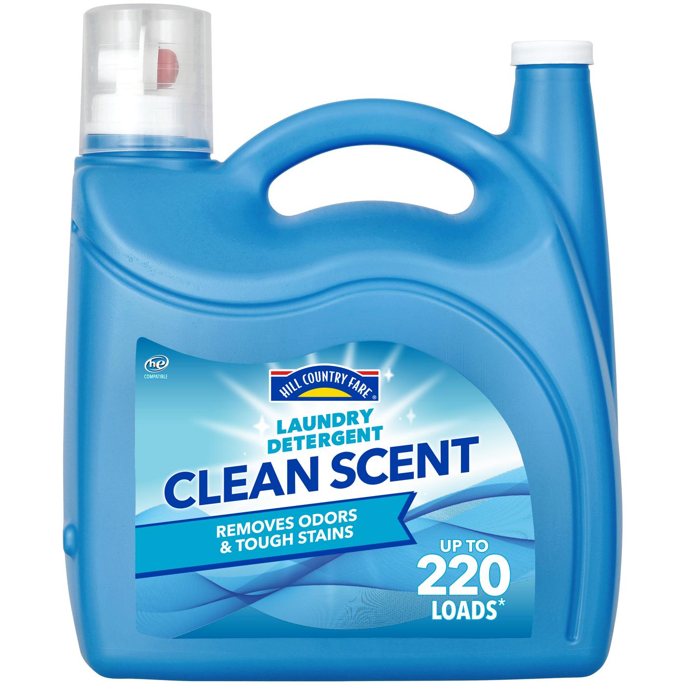 Hill Country Fare HE Liquid Laundry Detergent, 220 Loads – Clean - Shop ...