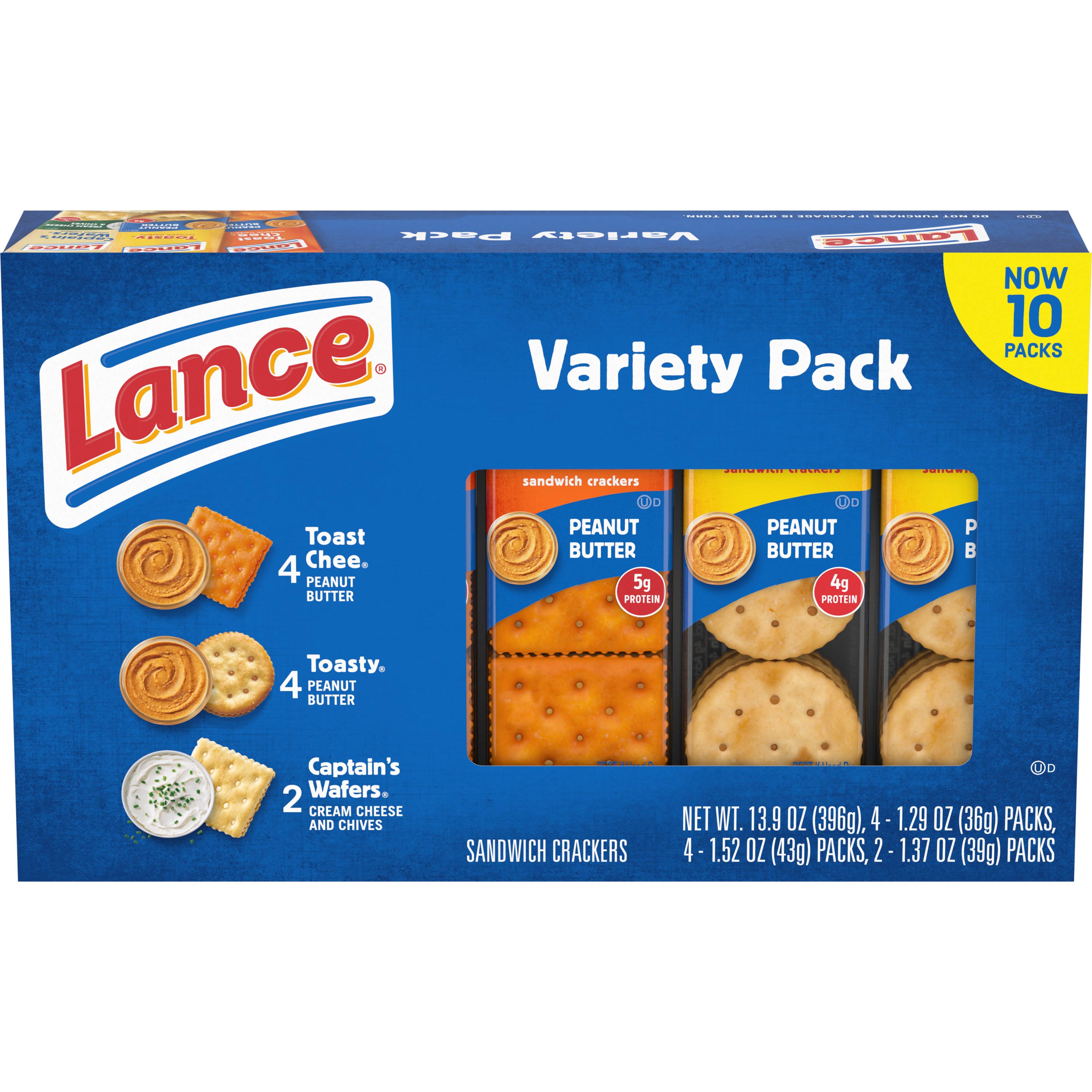 Lance Sandwich Crackers Variety Pack 3 Flavors - Shop Crackers ...