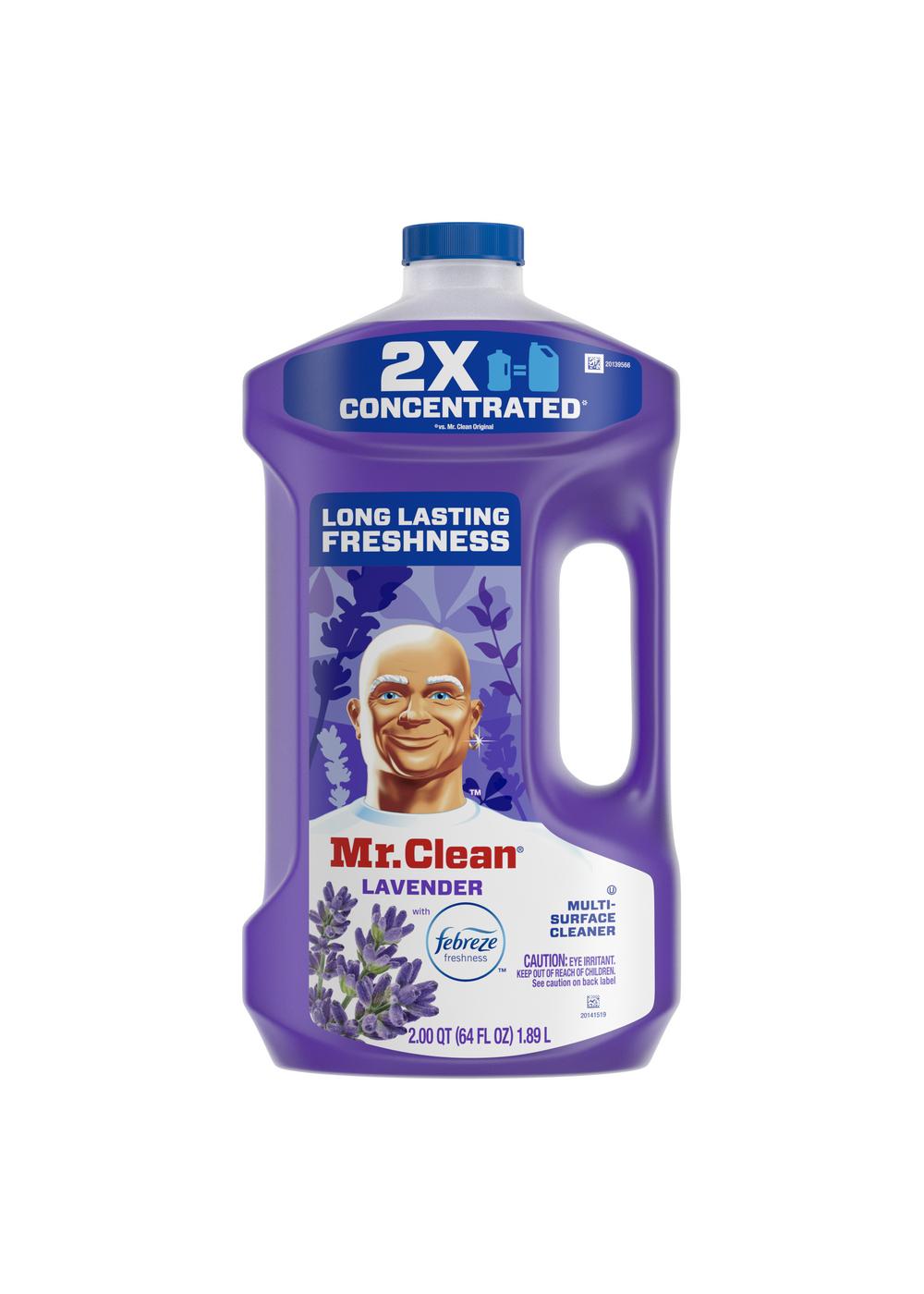 Mr. Clean Multi Surface Cleaner - Lavender With Febreze - Shop All ...