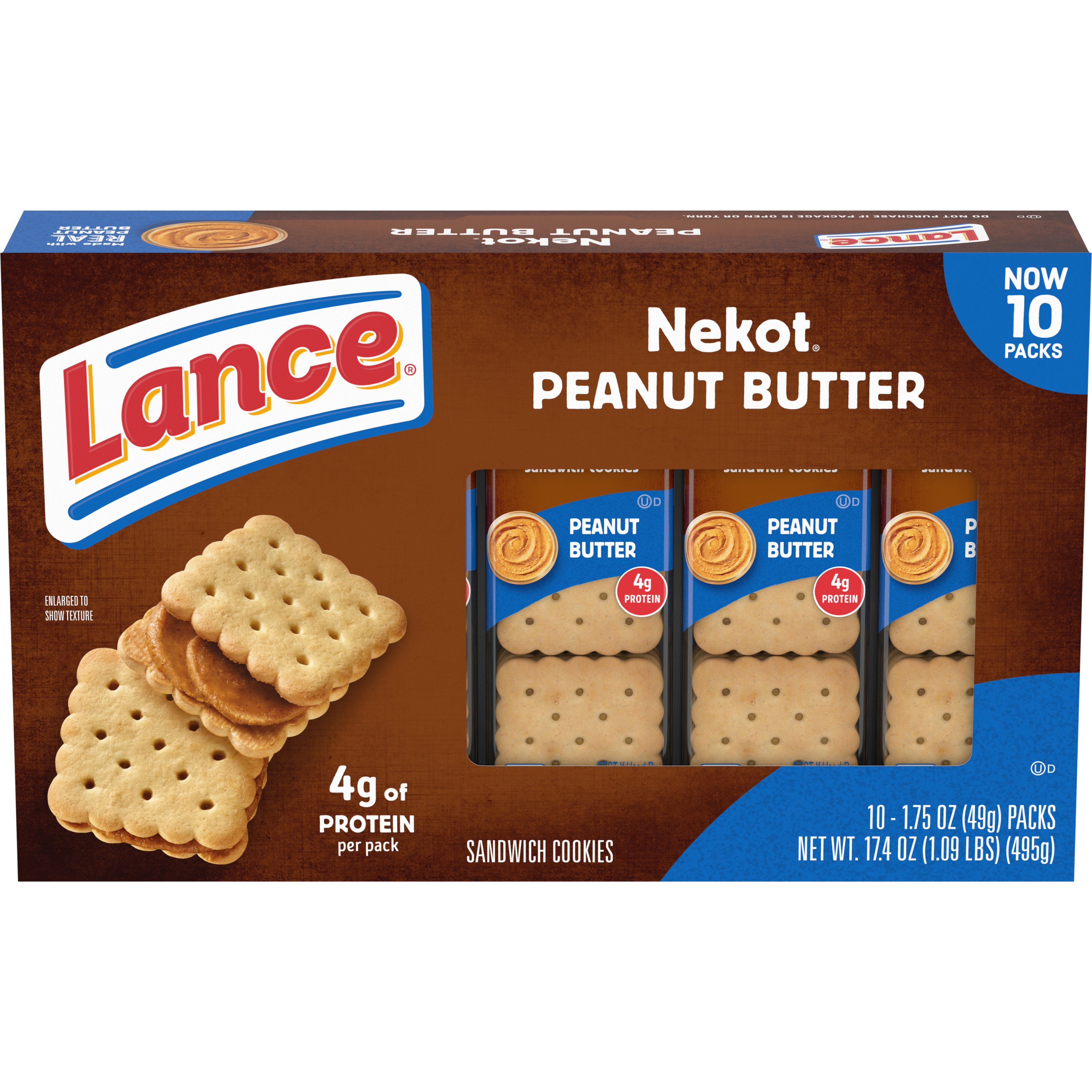 Lance Sandwich Cookies Nekot Peanut Butter - Shop Cookies at H-E-B